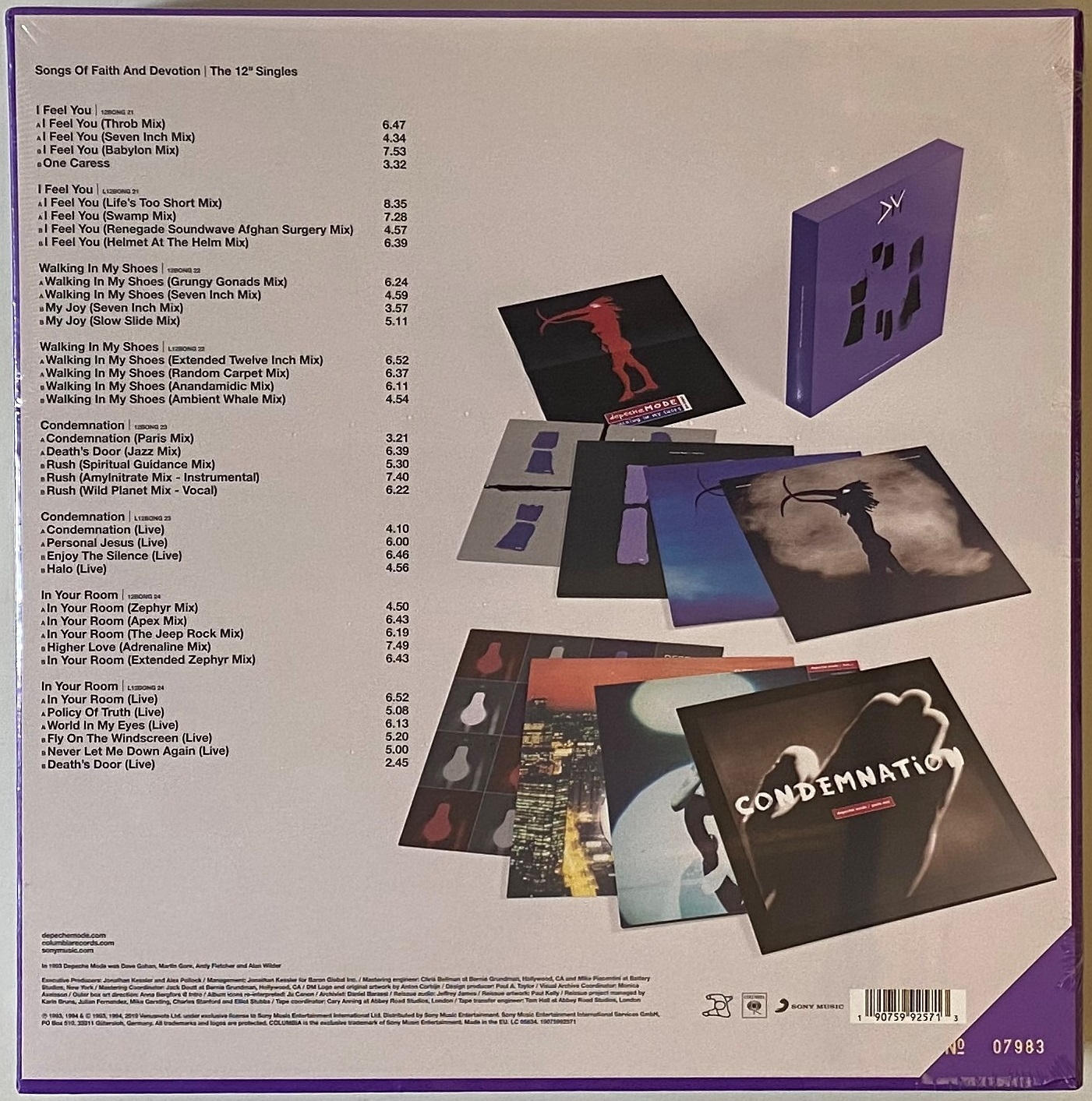 Lot 757 - DEPECHE MODE - SONGS OF FAITH AND DEVOTION: