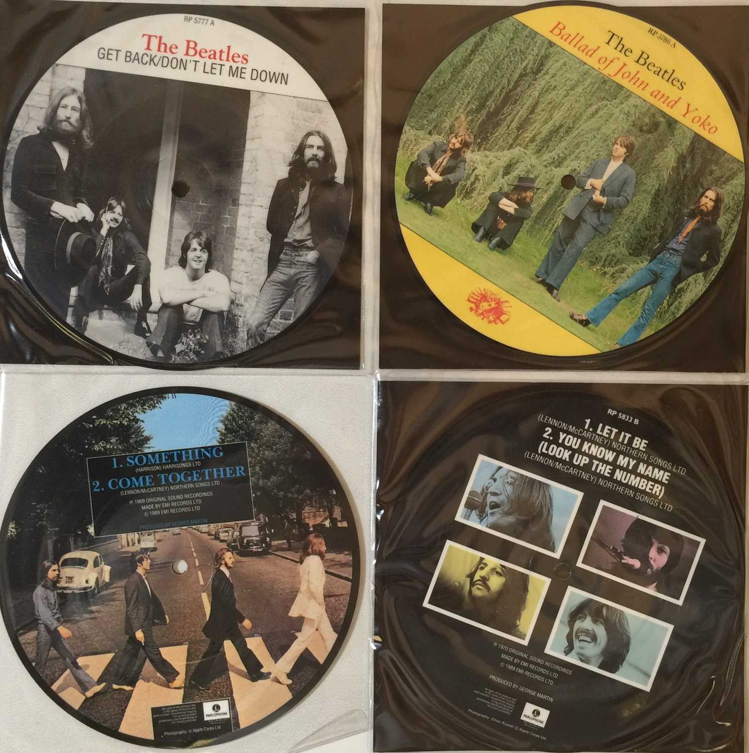 Lot 25 - THE BEATLES - COMPLETE 7" PICTURE DISC SET