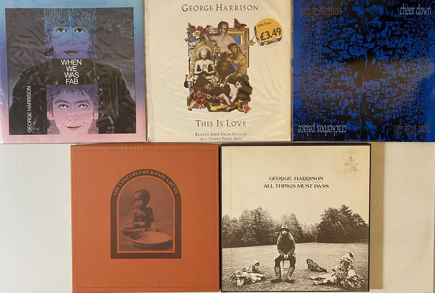 Lot 37 - GEORGE HARRISON - LP/12" COLLECTION