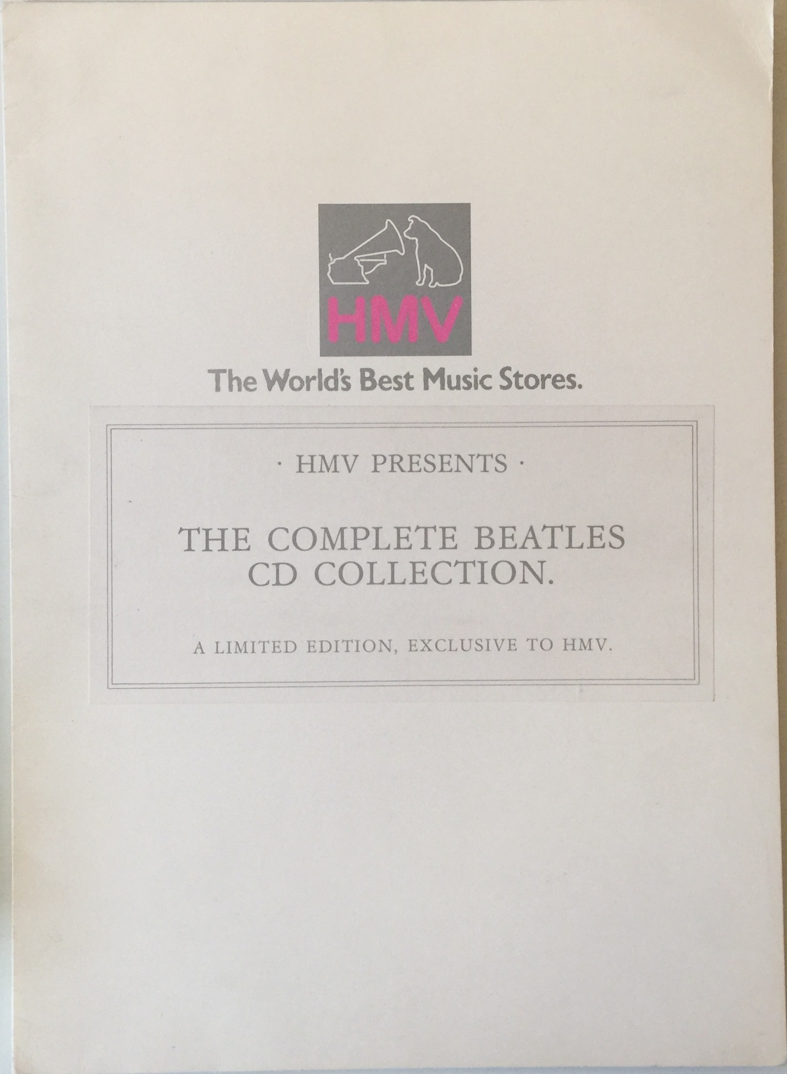 Lot 39 - THE BEATLES - COMPLETE COMPACT DISC