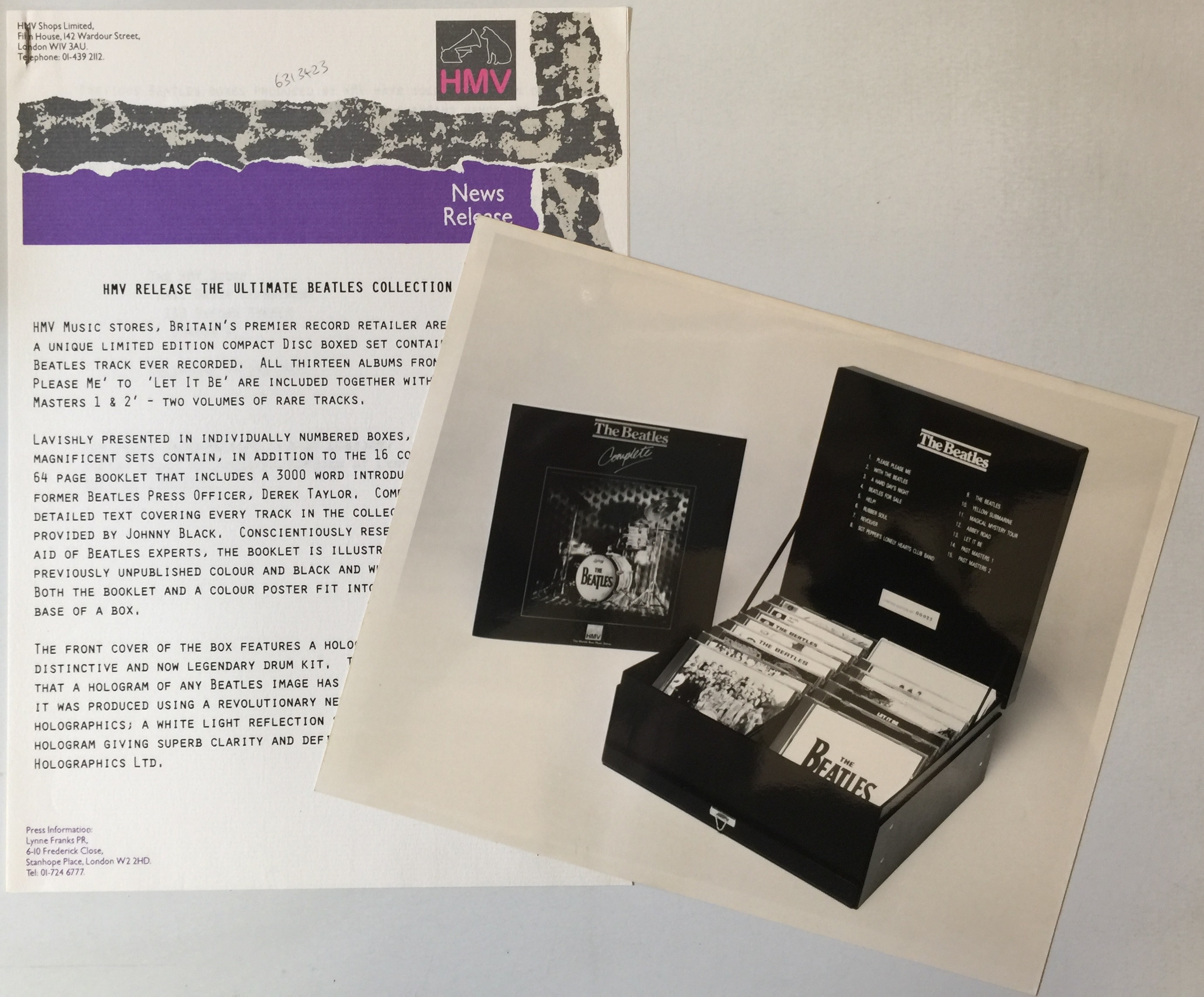 Lot 39 - THE BEATLES - COMPLETE COMPACT DISC