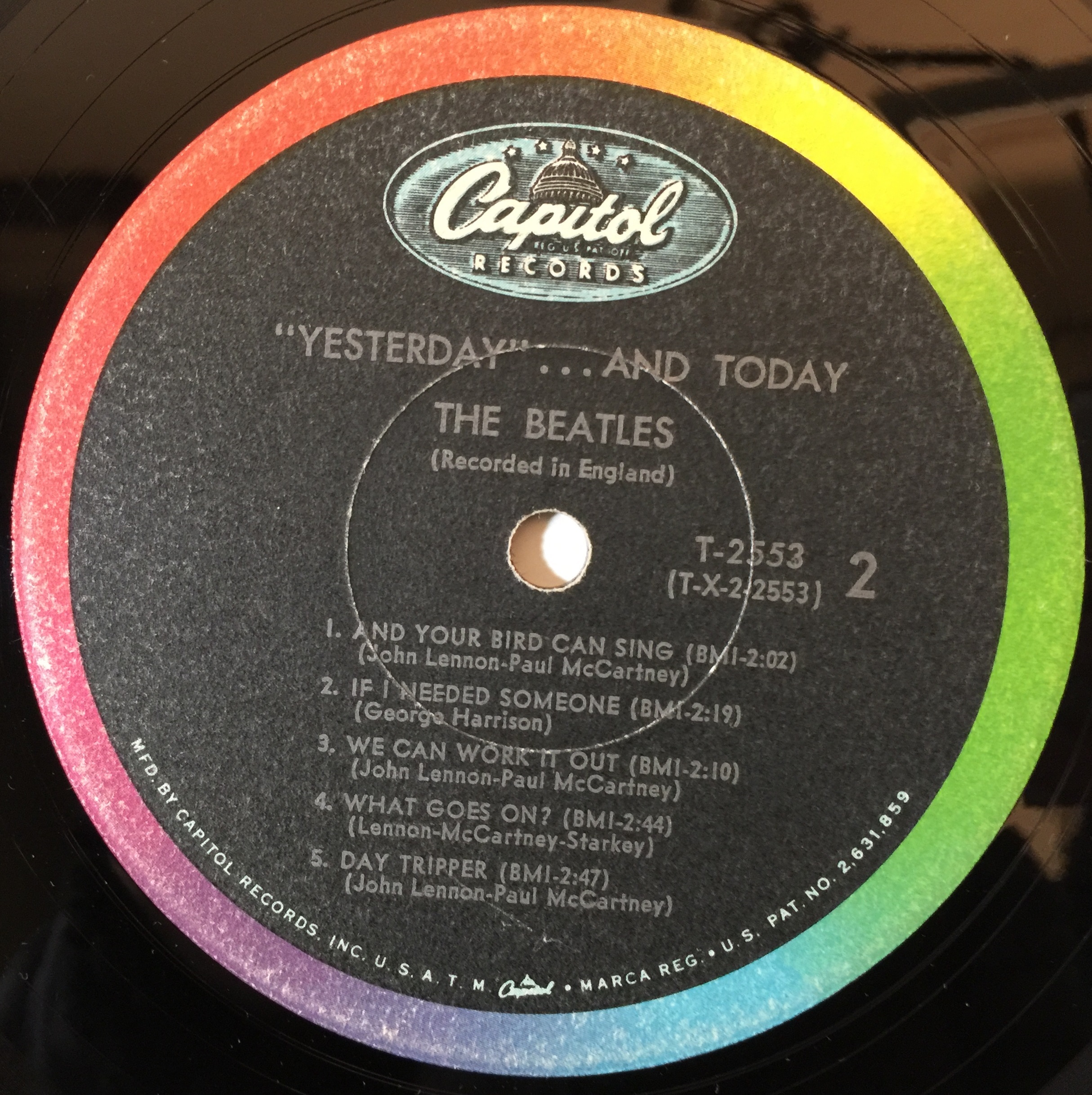 Lot 50 - THE BEATLES - YESTERDAY AND TODAY 'BUTCHER