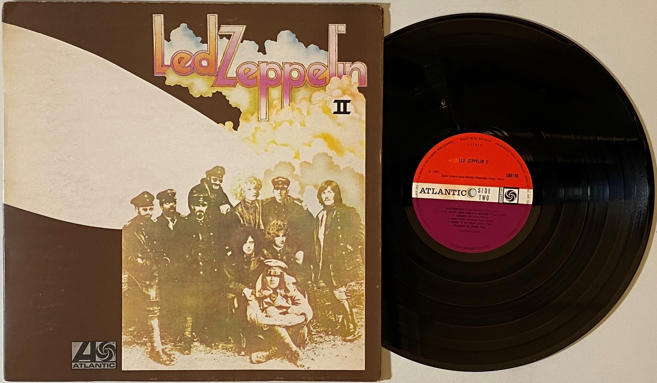 Lot 707 - LED ZEPPELIN - II/III/HOUSES OF THE HOLY