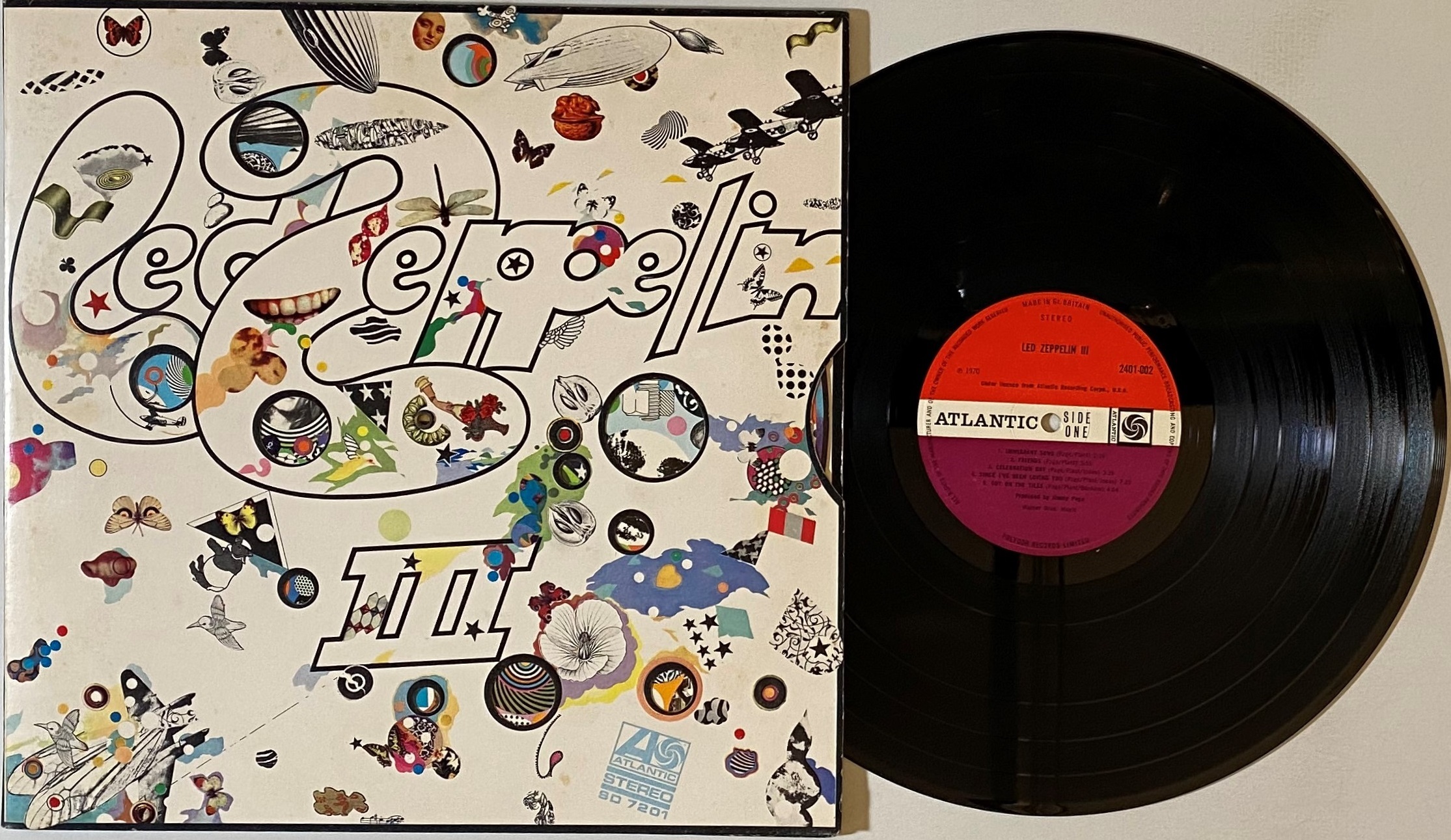 Lot 707 - LED ZEPPELIN - II/III/HOUSES OF THE HOLY