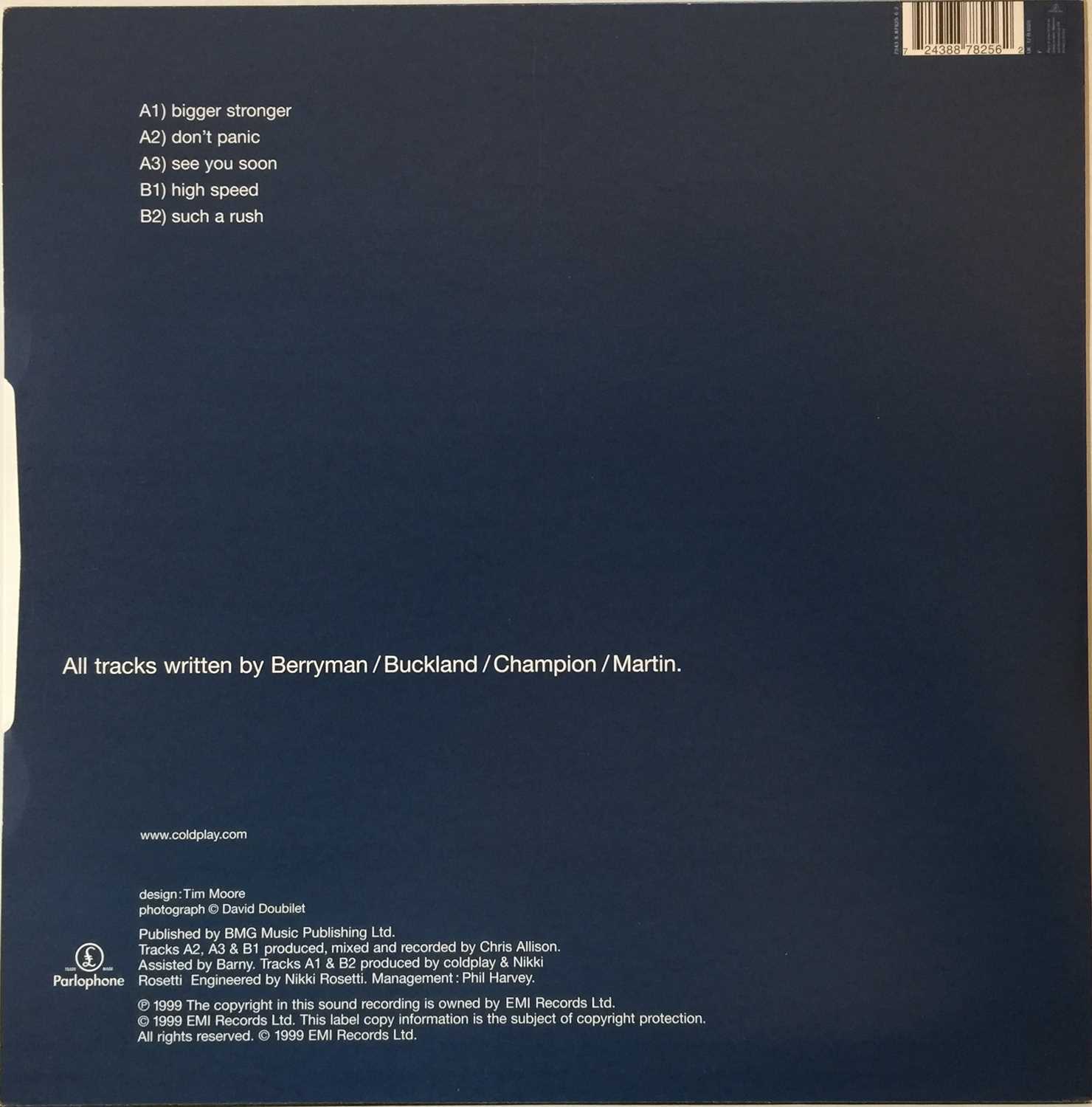 Lot 865 - COLDPLAY - THE BLUE ROOM EP (ORIGINAL UK