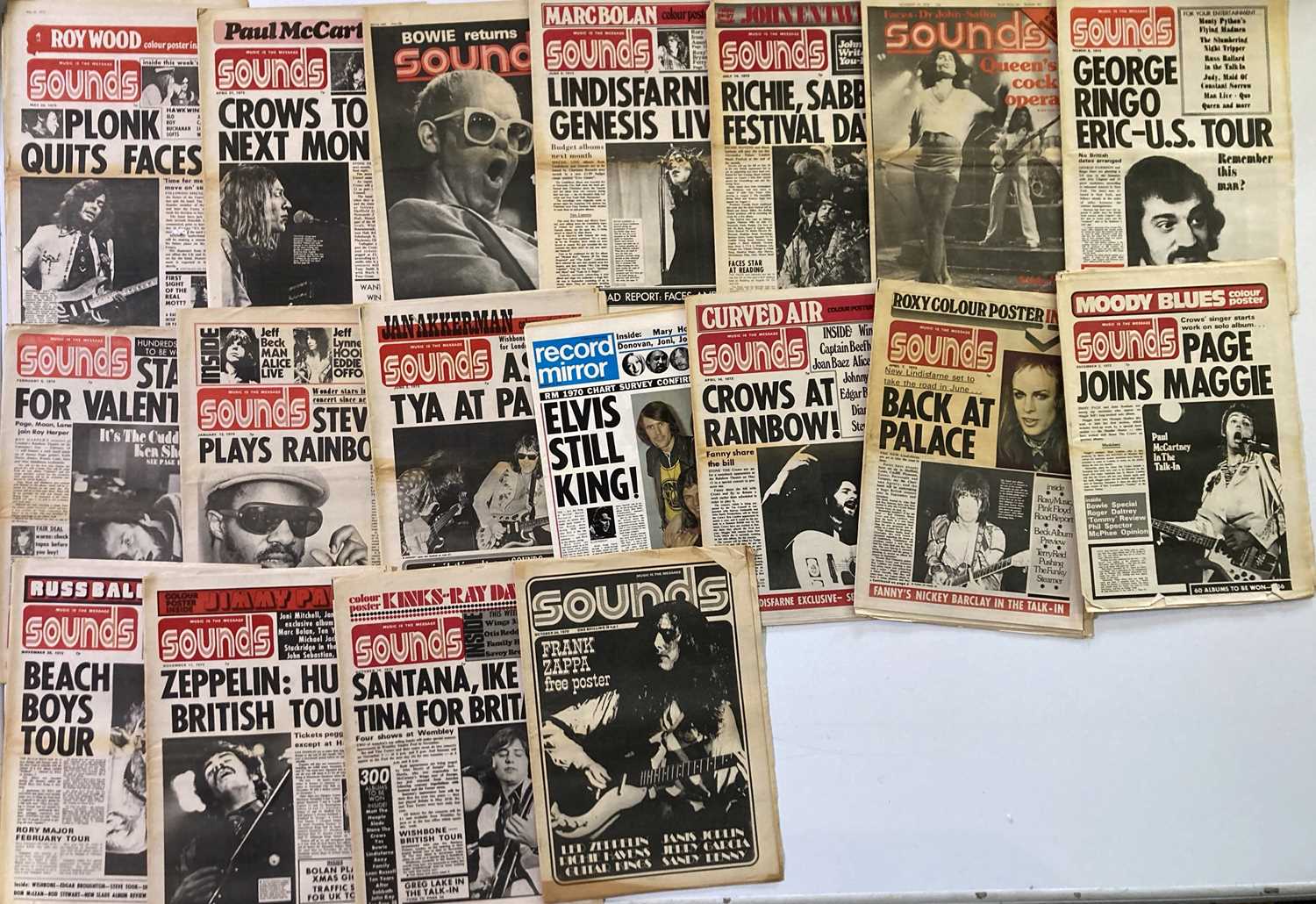 Lot 133 - MUSIC MAGAZINES - RECORD MIRROR.