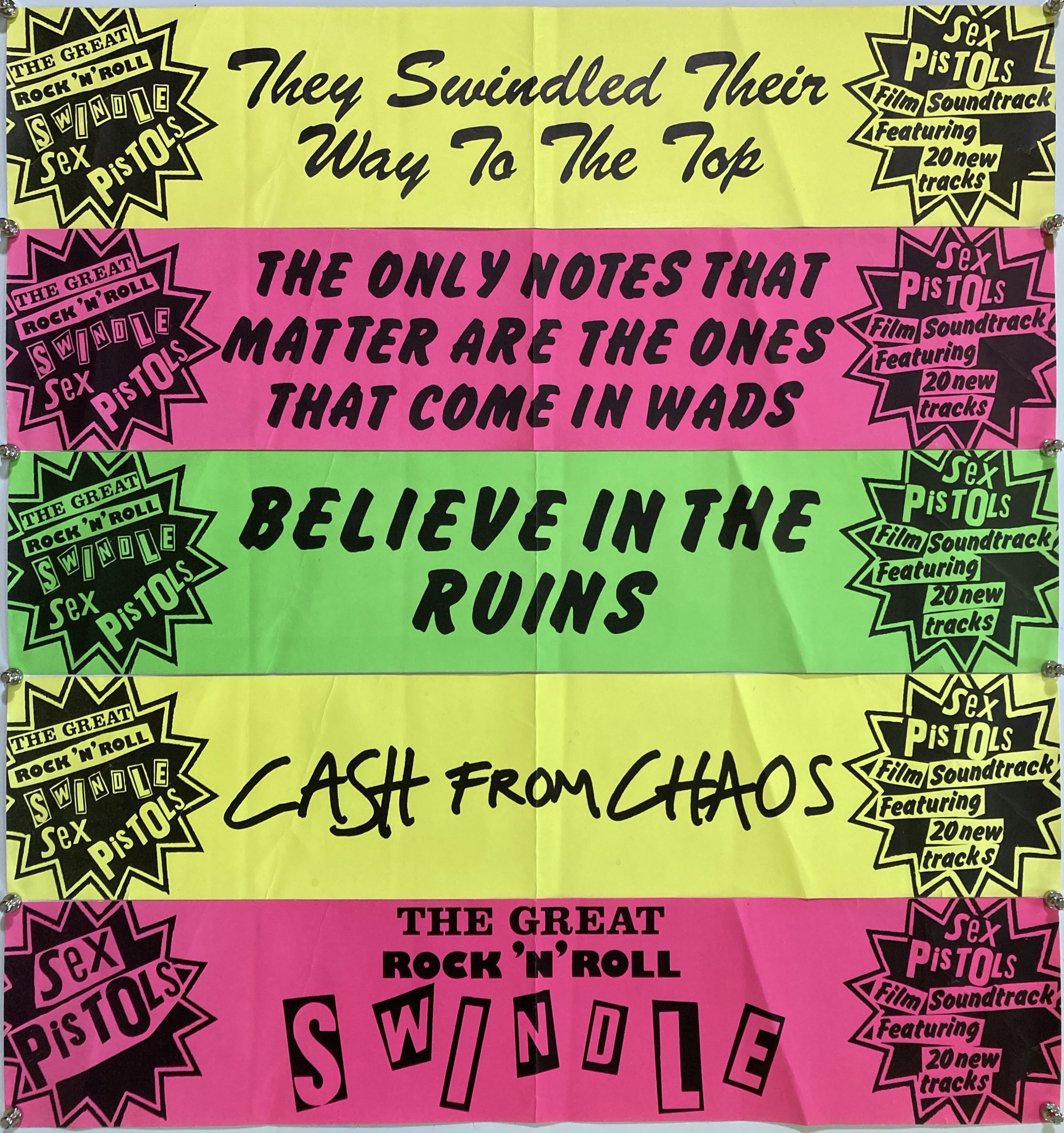 Lot 371 - SEX PISTOLS - GREAT ROCK AND ROLL SWINDLE