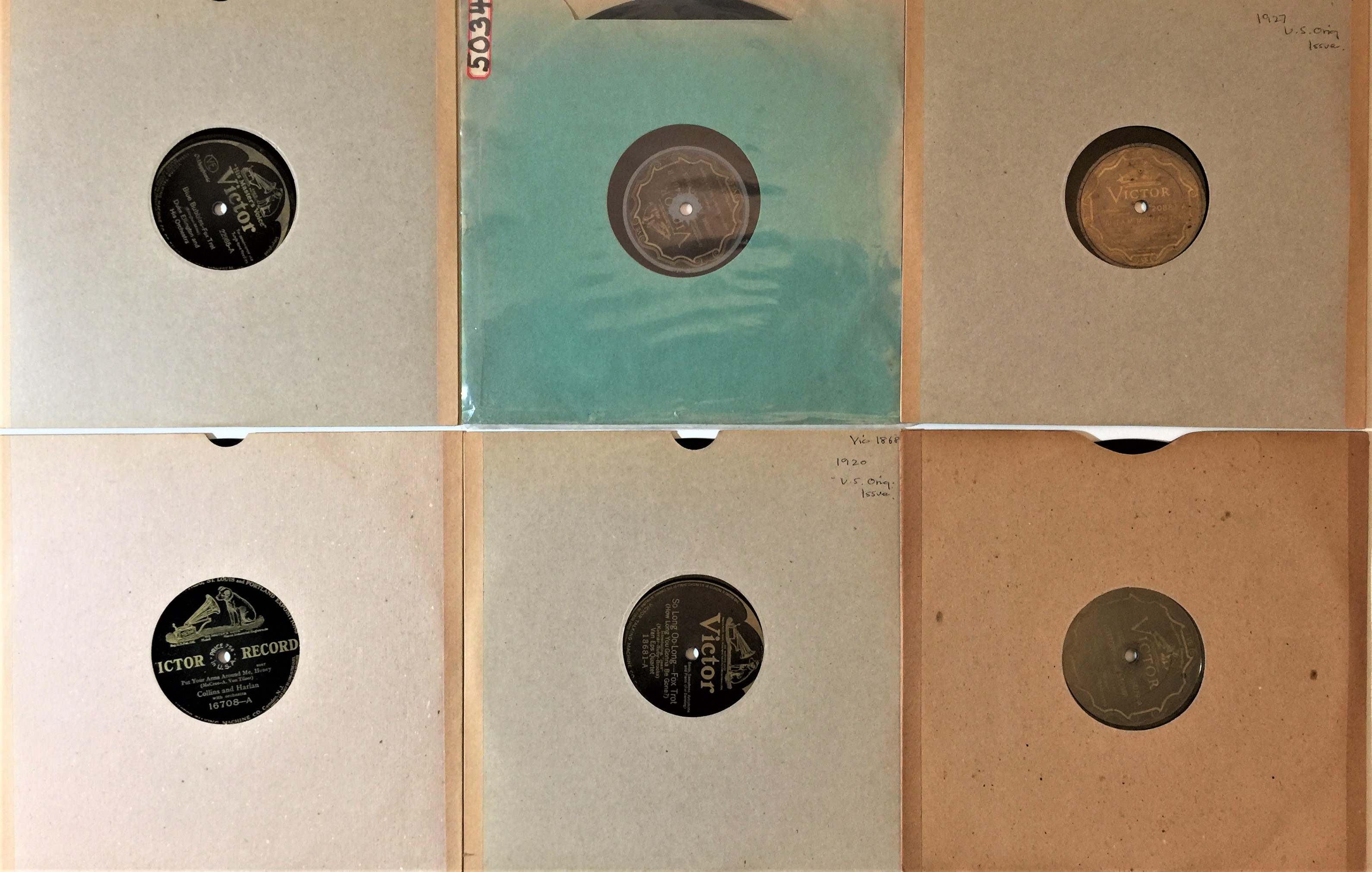 Lot 696 - JAZZ & BLUES US 78s - VICTOR LABEL