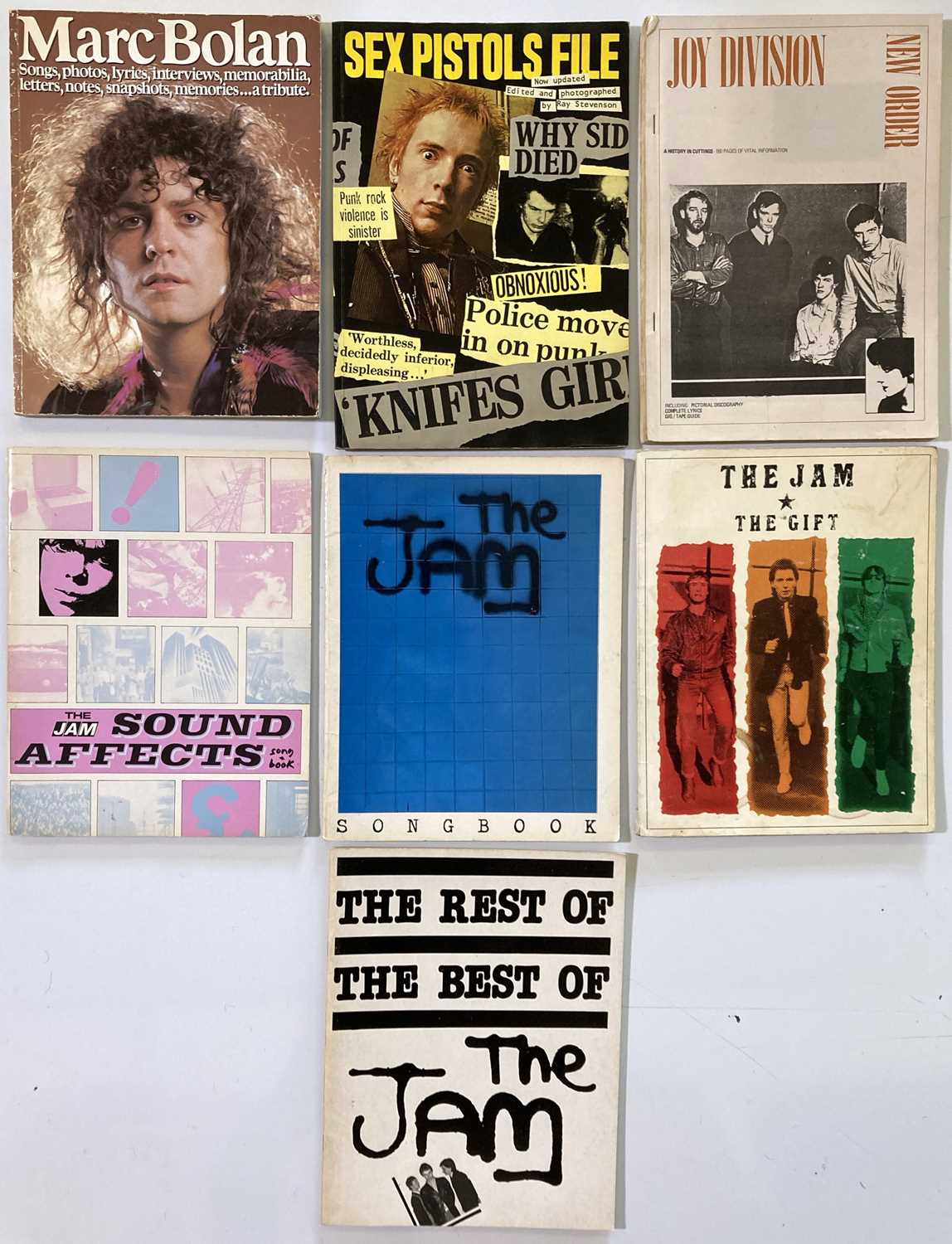 Lot 136 Collectable Music Books Joy Division Sex