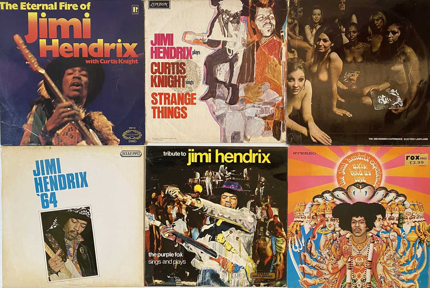 Lot 845 - JIMI HENDRIX - LP PACK