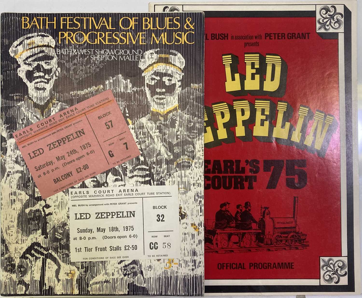 Lot 256 - LED ZEPPELIN / BATH FESTIVAL - PROGRAMMES