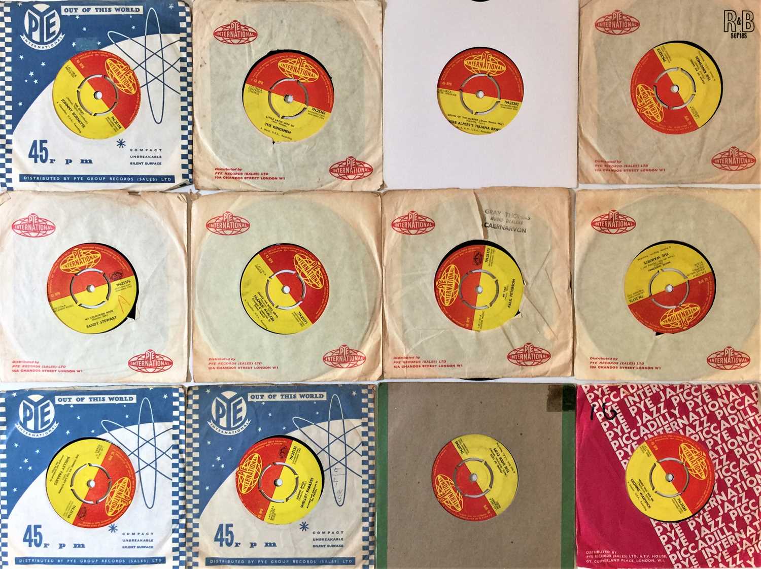 Lot 1032 - PYE INTERNATIONAL - 1962-64 7" COLLECTION