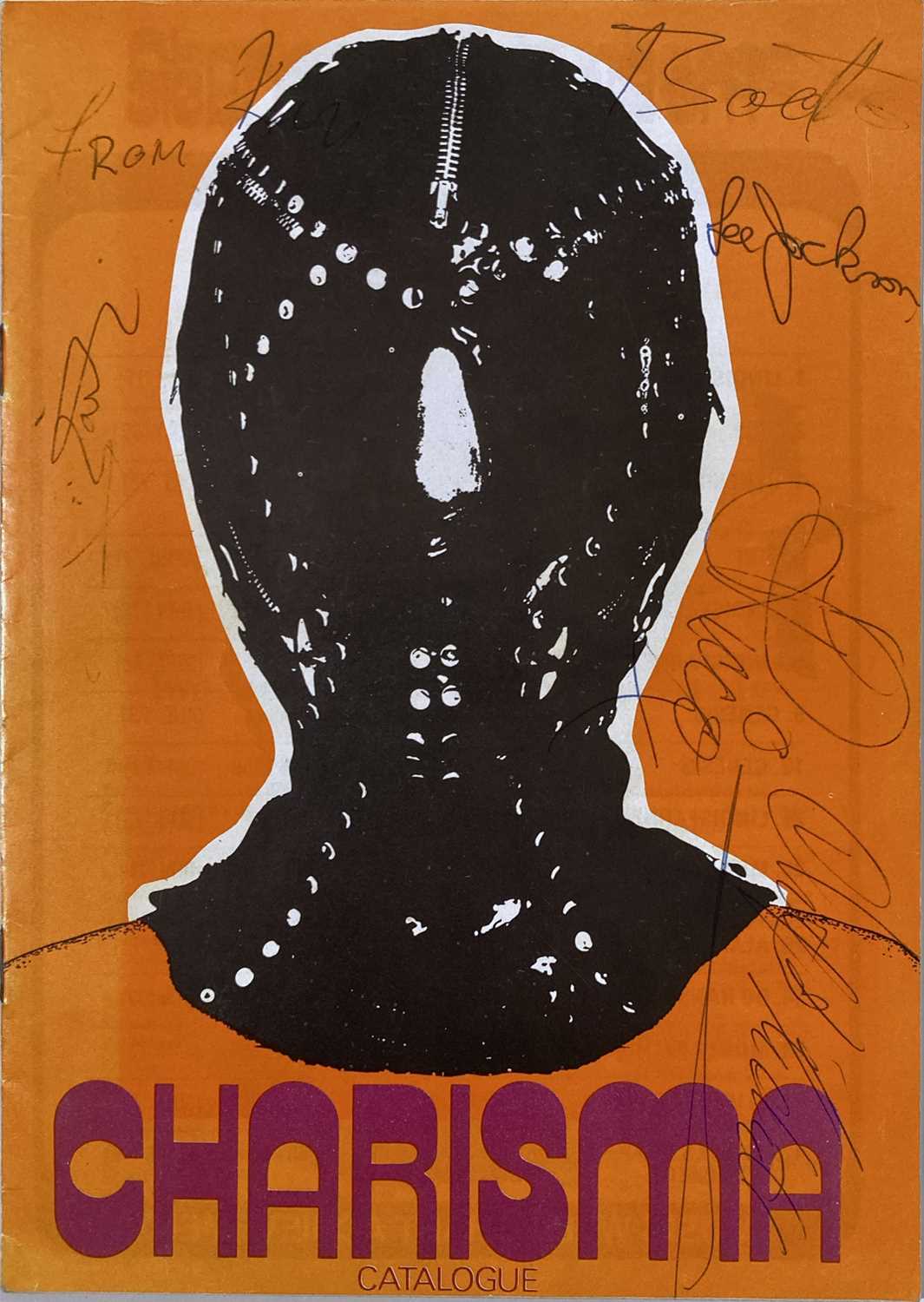 Lot 206 - CHARISMA RECORDS - 1974 SIGNED CATALOGUE