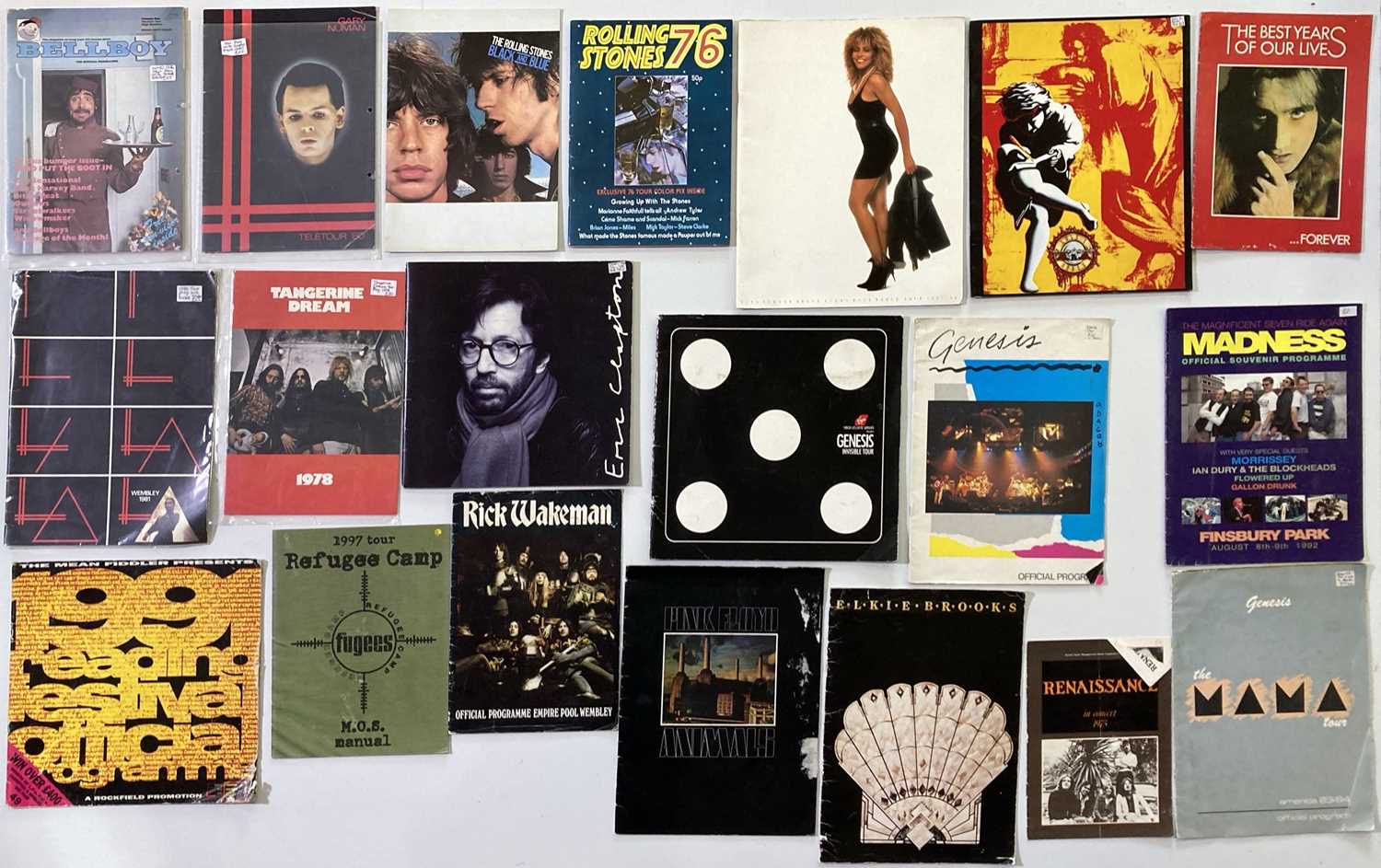 Lot 180 - CLASSIC ROCK AND POP PROGRAMMES - INC