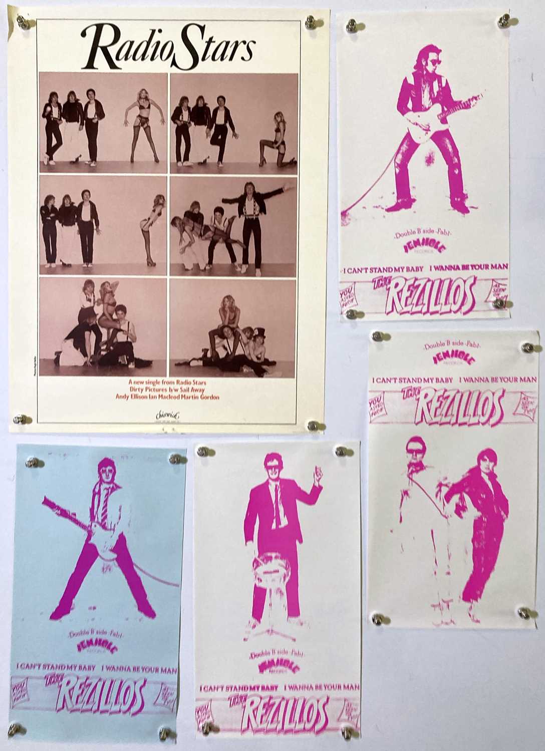 Lot 256 - PUNK / STIFF RECORDS - ORIGINAL POSTERS.