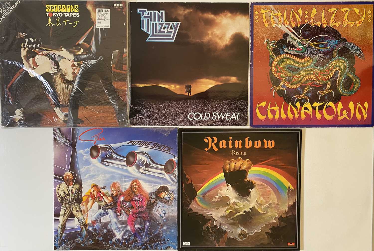 Lot 971 - METAL/HEAVY ROCK - LPs