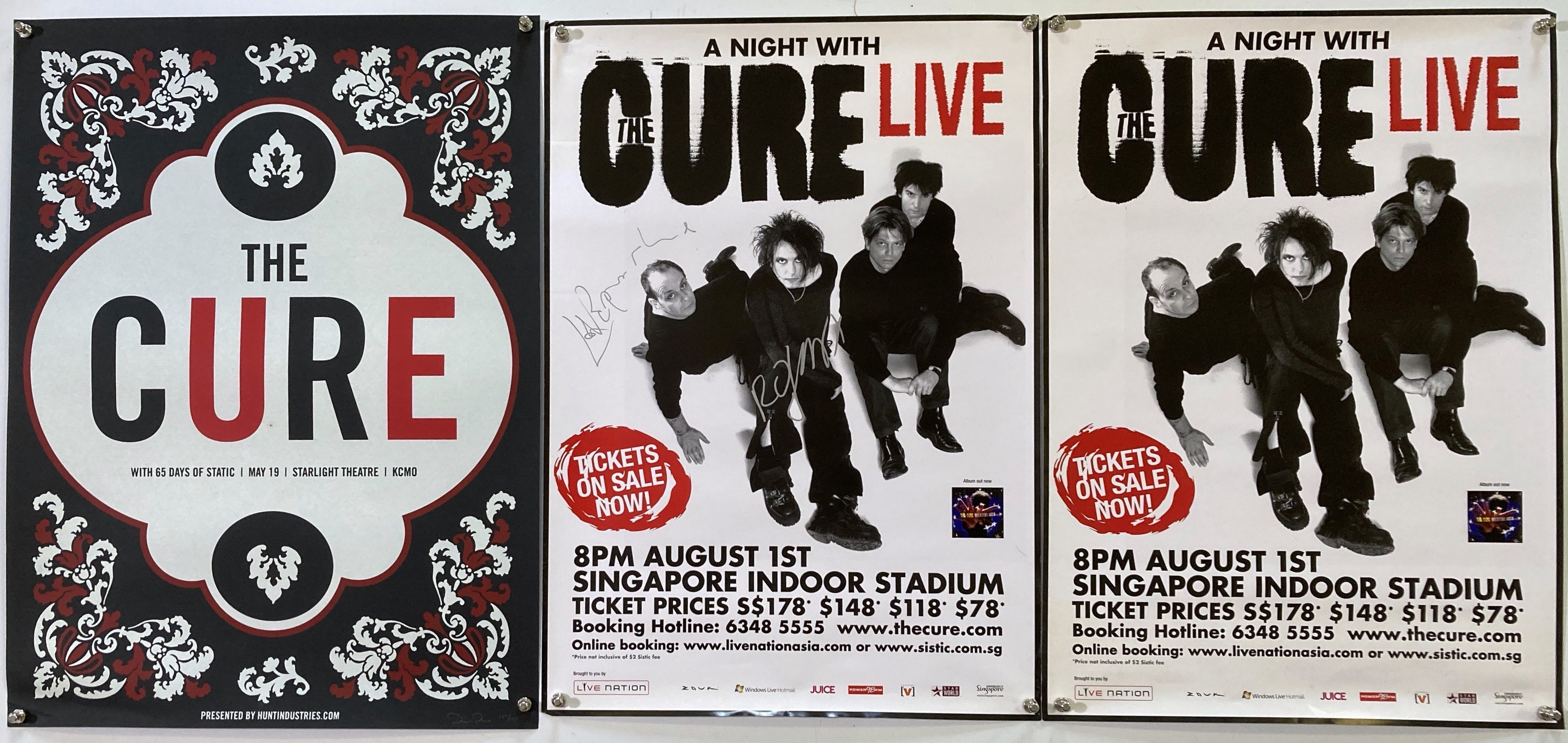 Lot 439 - THE CURE - SIGNED POSTER / LIMITED EDITION