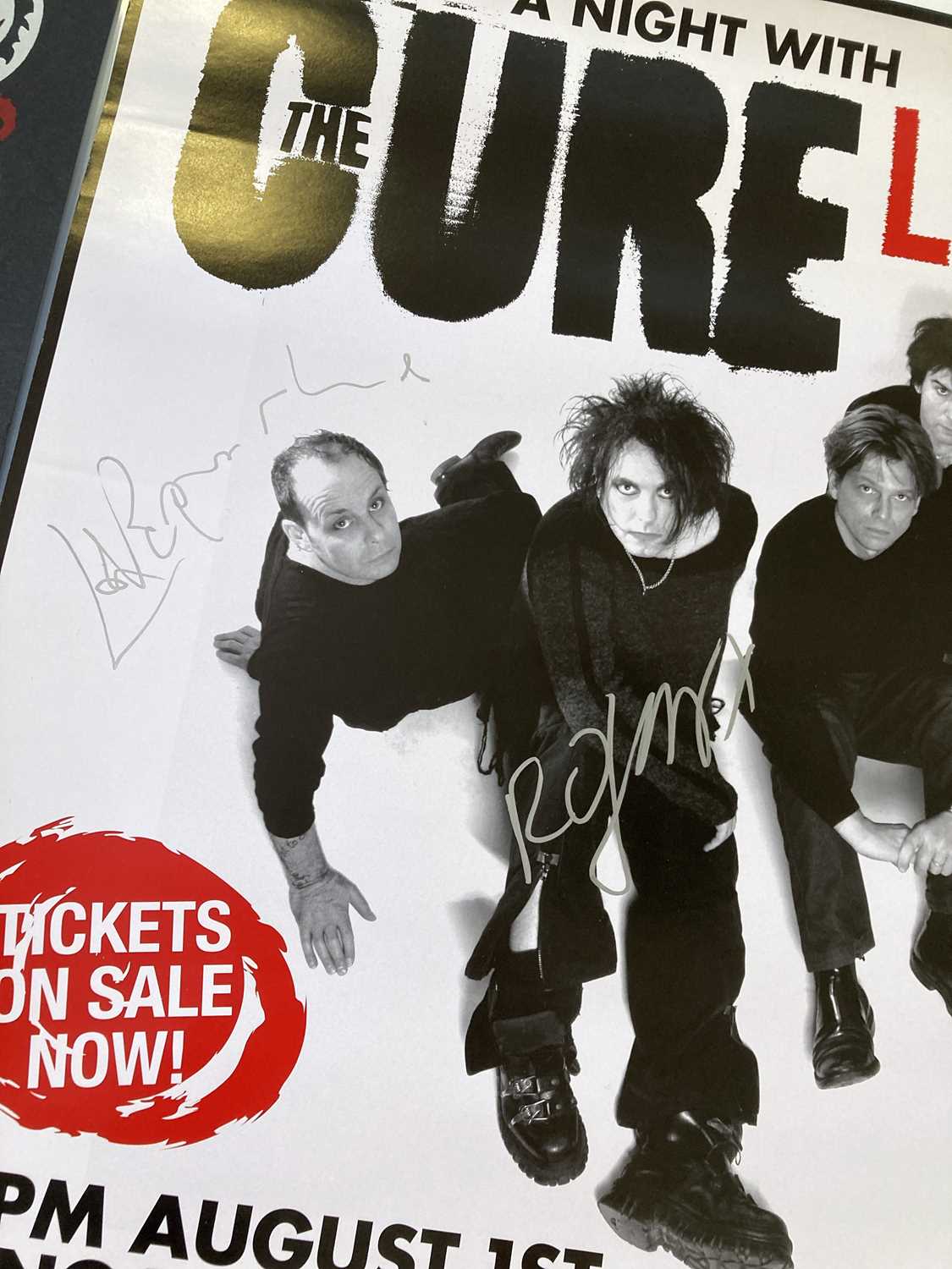 Lot 439 - THE CURE - SIGNED POSTER / LIMITED EDITION