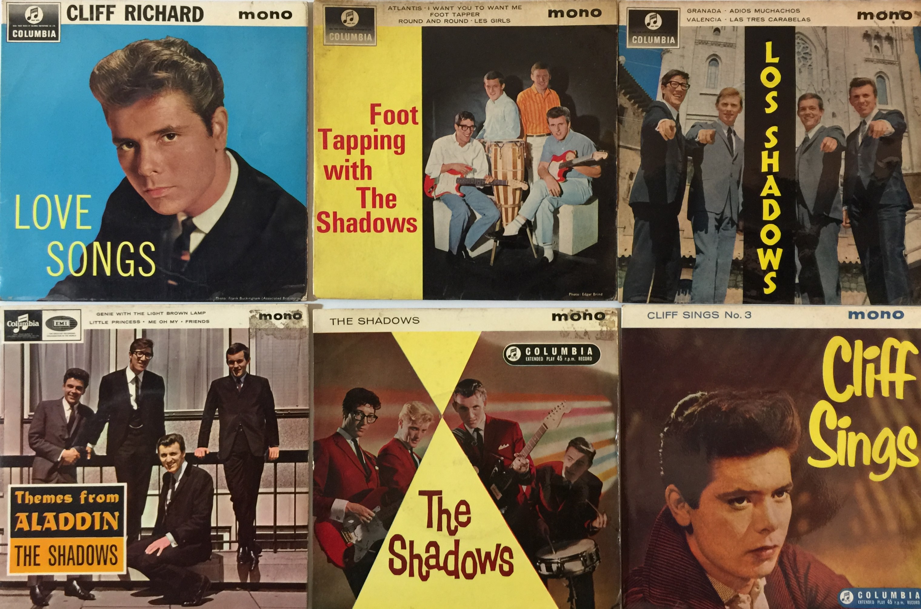 Lot 1195 - CLIFF RICHARD/SHADOWS - LP/7" COLLECTION.
