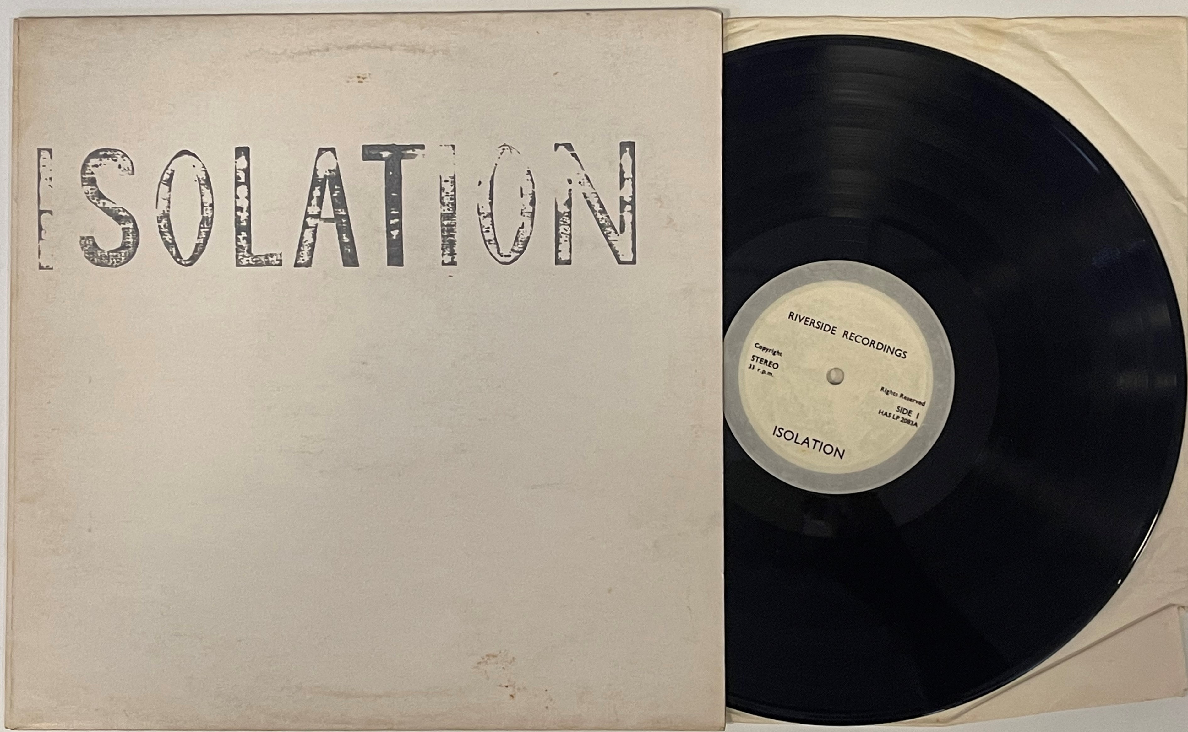 Lot 81 - ISOLATION - ISOLATION LP (ORIGINAL UK COPY