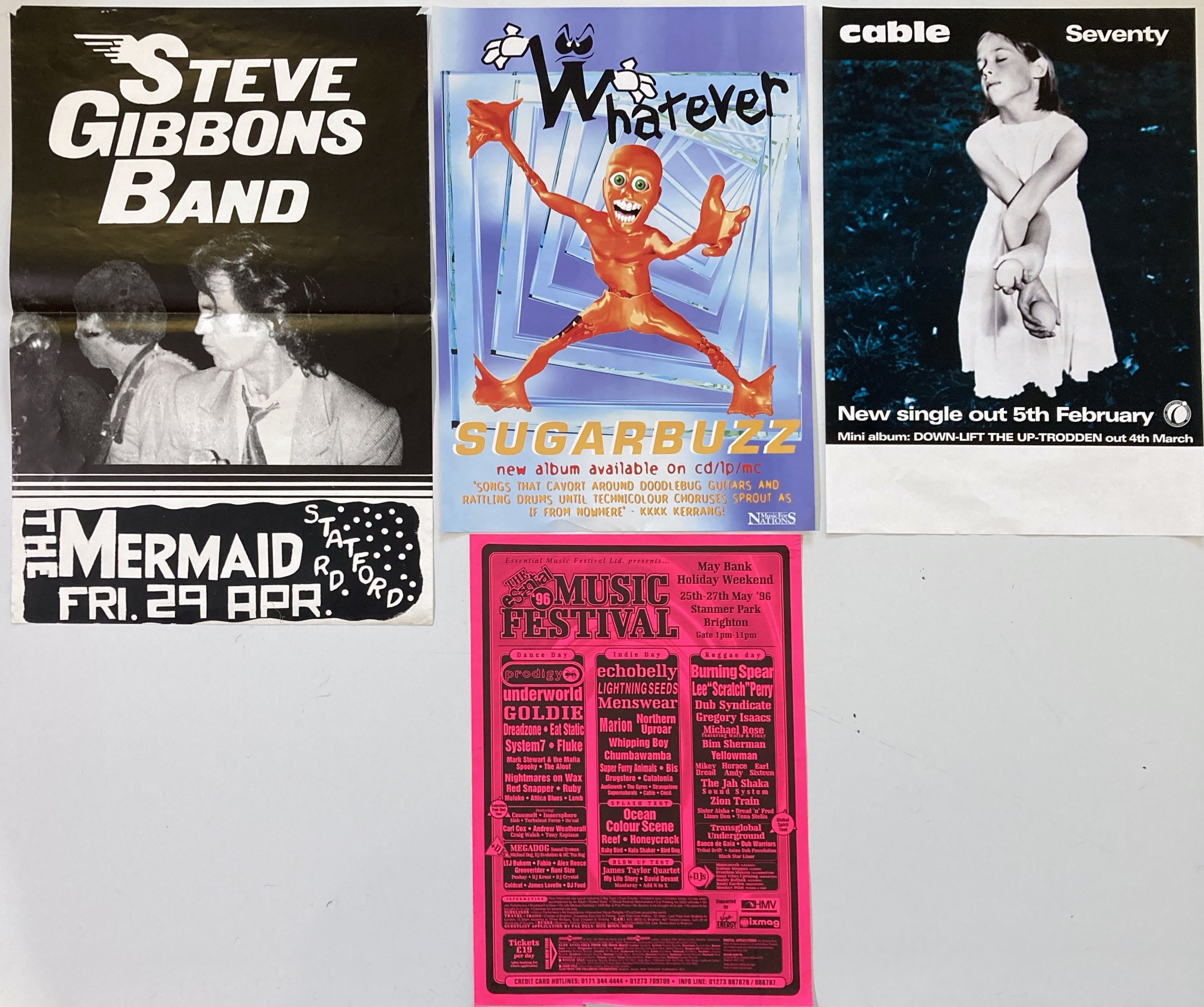 Lot 292 - 1990S POSTER COLLECTION - SUGARCUBES