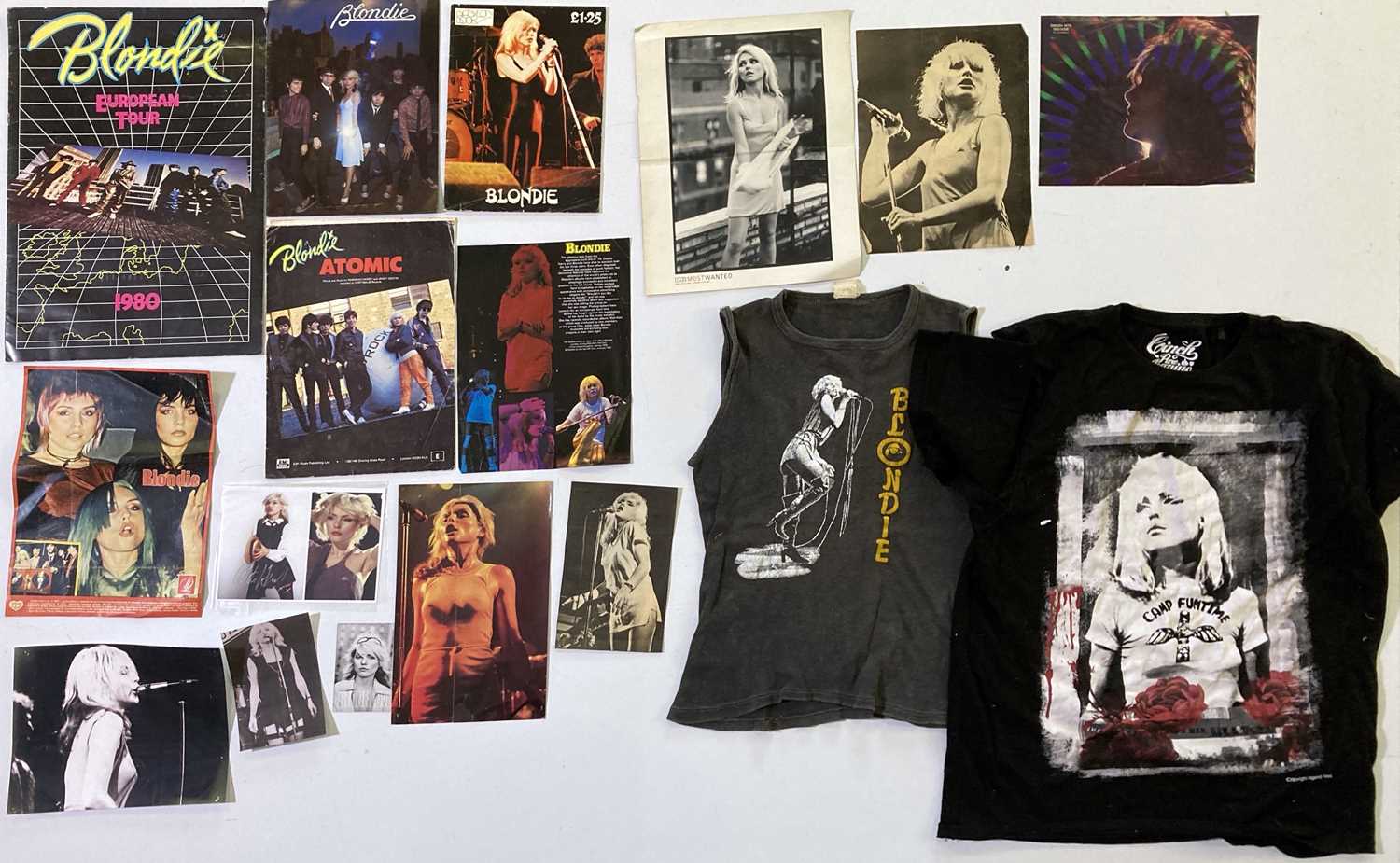 Lot 313 - BLONDIE COLLECTION - POSTERS AND MEMORABILIA
