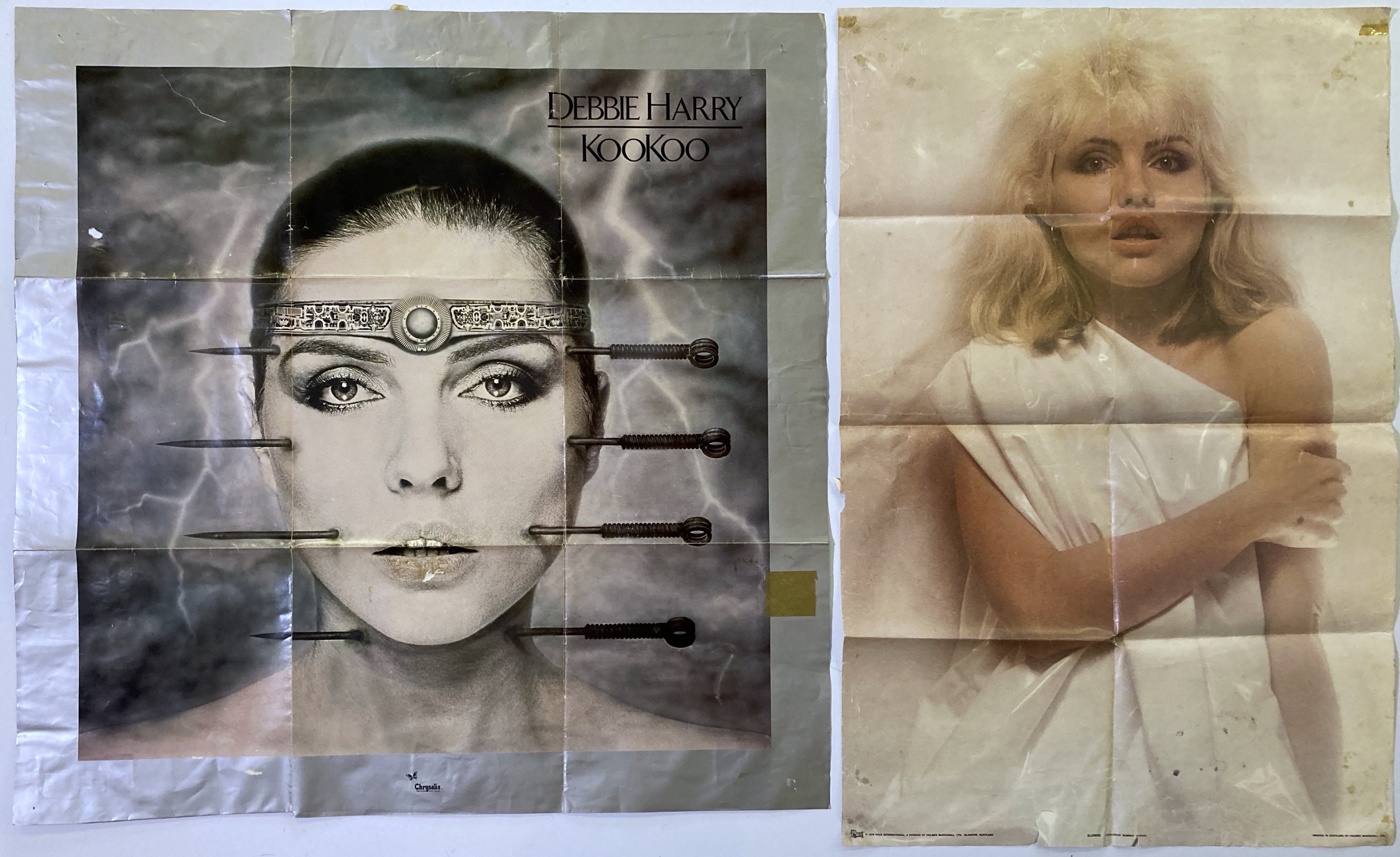 Lot 313 - BLONDIE COLLECTION - POSTERS AND MEMORABILIA