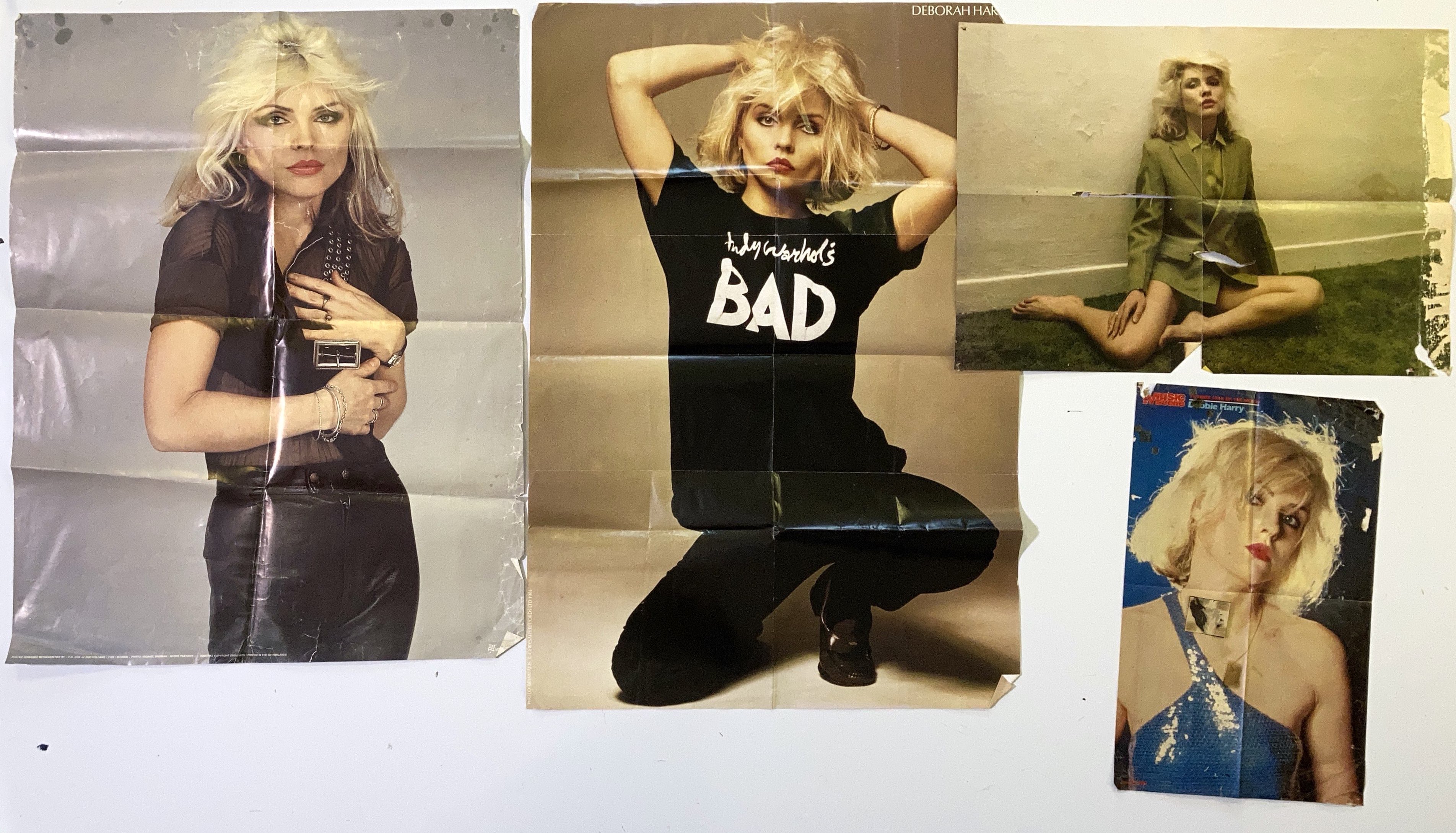 Lot 313 - BLONDIE COLLECTION - POSTERS AND MEMORABILIA