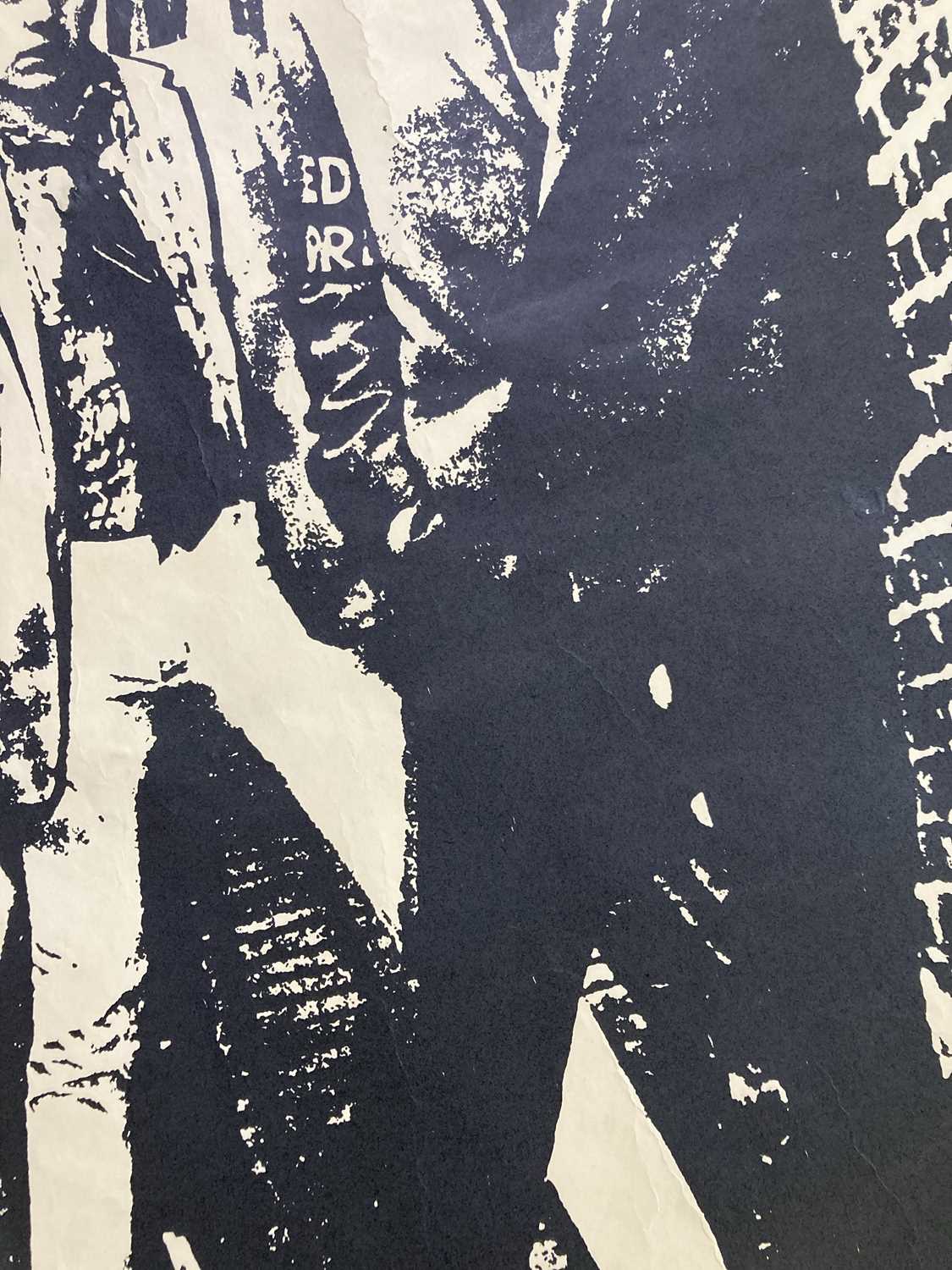 Lot 349 - THE CLASH - WHITE RIOT ORIGINAL TOUR POSTER