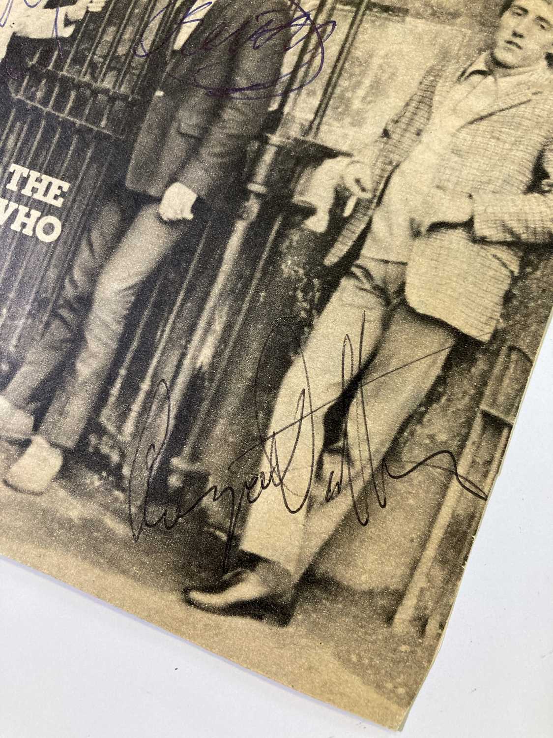 Lot 218 - THE WHO - A SET OF 1966 AUTOGRAPHS.