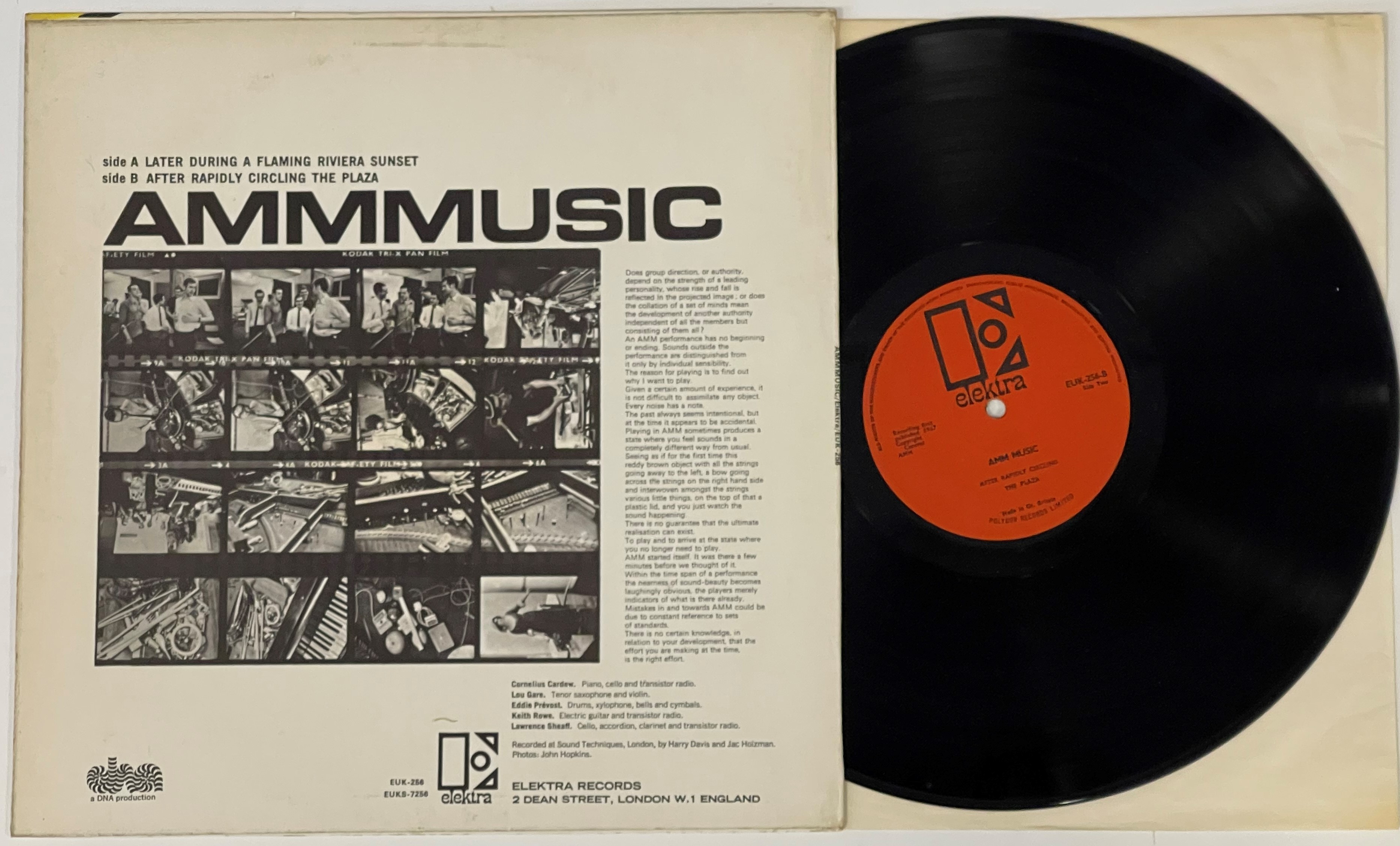 Lot 118 - AMM - AMMMUSIC LP (UK MONO - EUK 256)