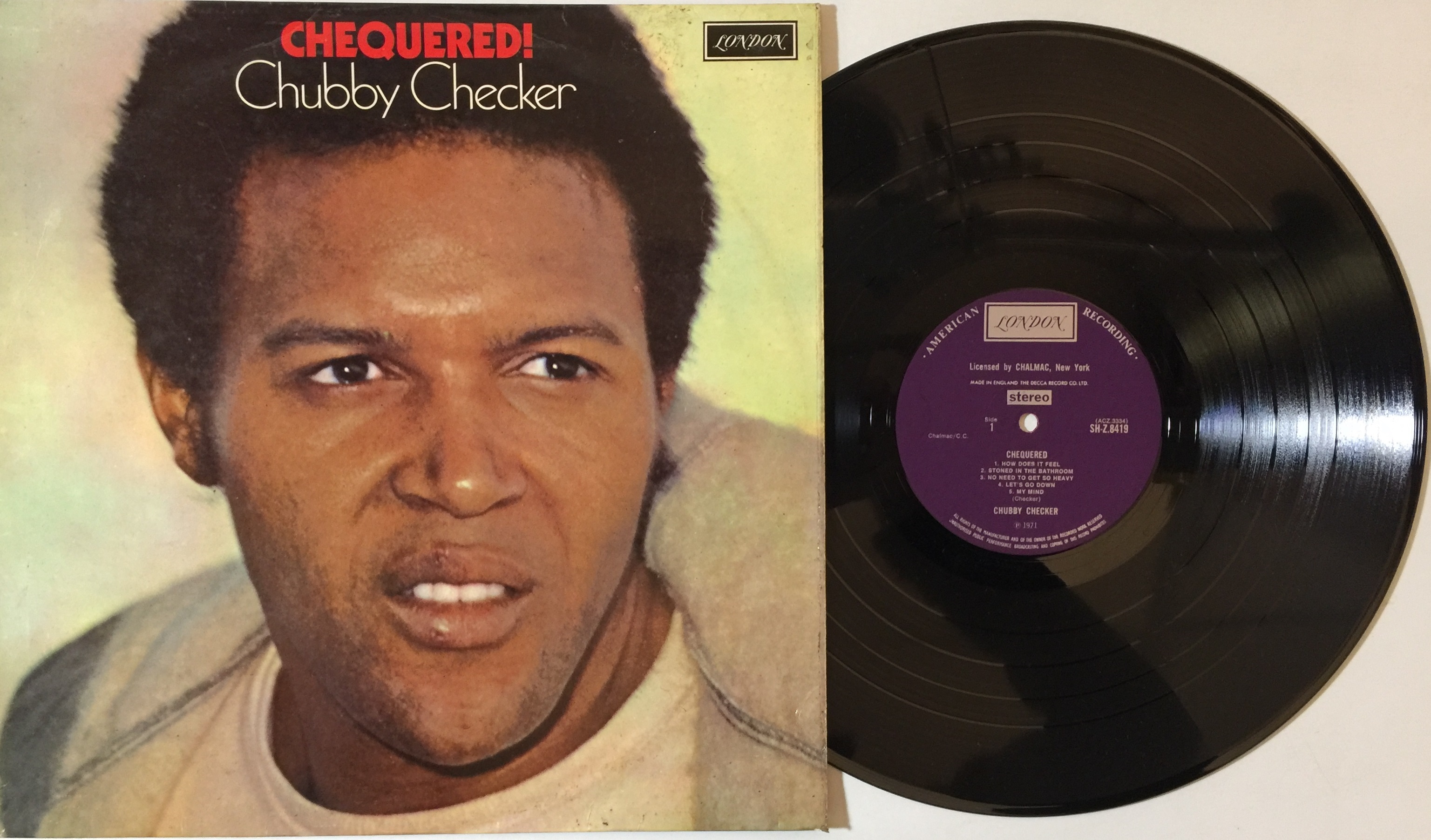 Lot 1217 - CHUBBY CHECKER - CHEQUERED LP (UK STEREO