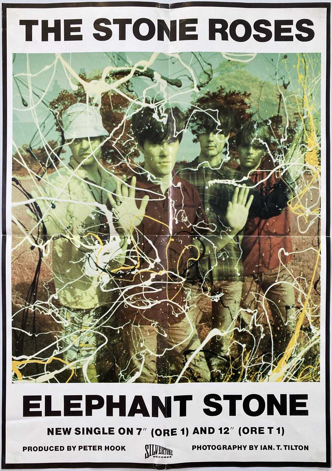 Lot 276 - THE STONE ROSES 1989 PROMO POSTER