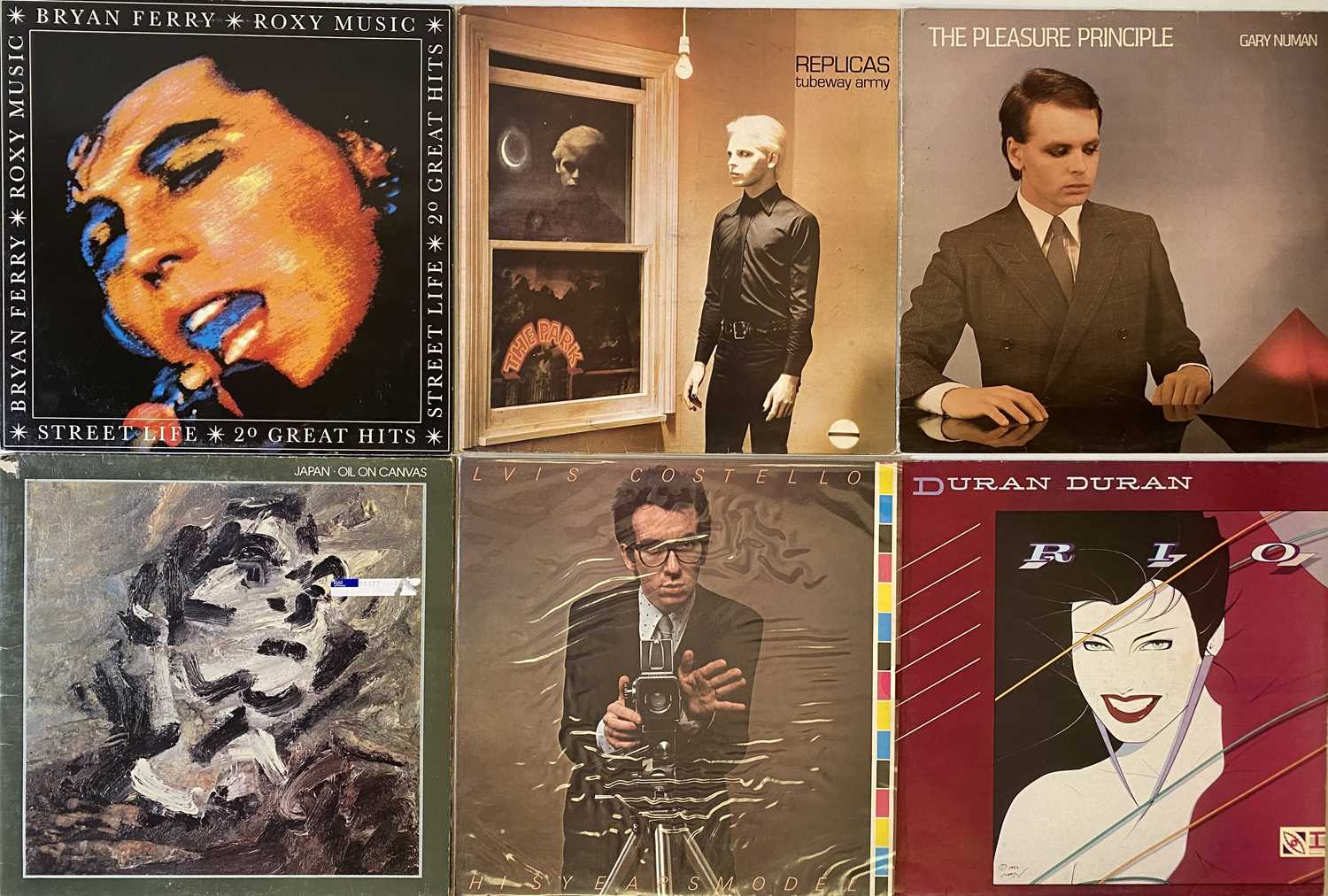 Lot 1258 - CLASSIC ROCK & POP/NEW WAVE - LPs