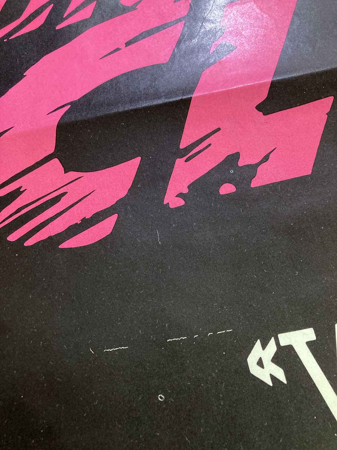 Lot 364 - THE CLASH - RARE 1977 FRENCH CONCERT POSTER.