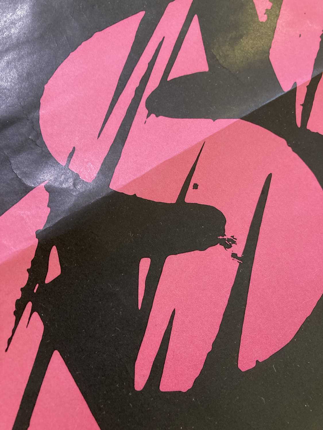 Lot 364 - THE CLASH - RARE 1977 FRENCH CONCERT POSTER.