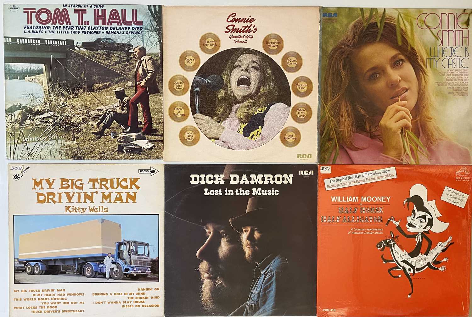 Lot 1298 - COUNTRY - LP COLLECTION