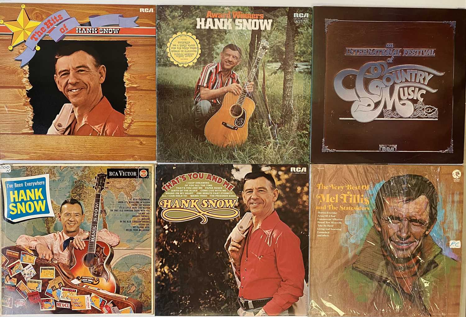 Lot 1298 - COUNTRY - LP COLLECTION
