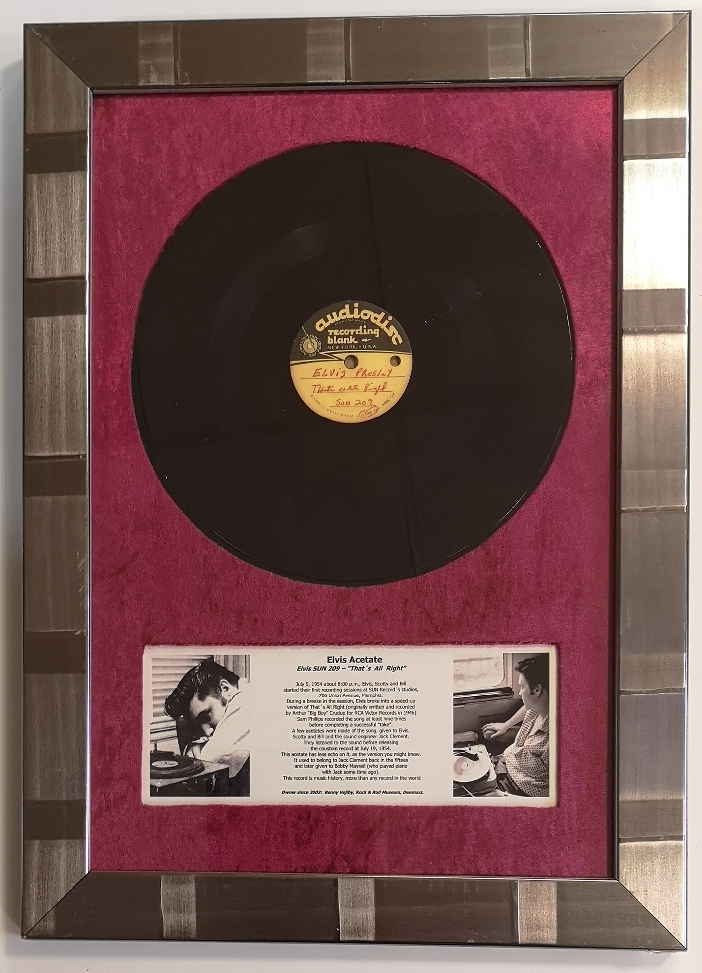 Lot 1196 - ELVIS PRESLEY - THAT'S ALL RIGHT - US