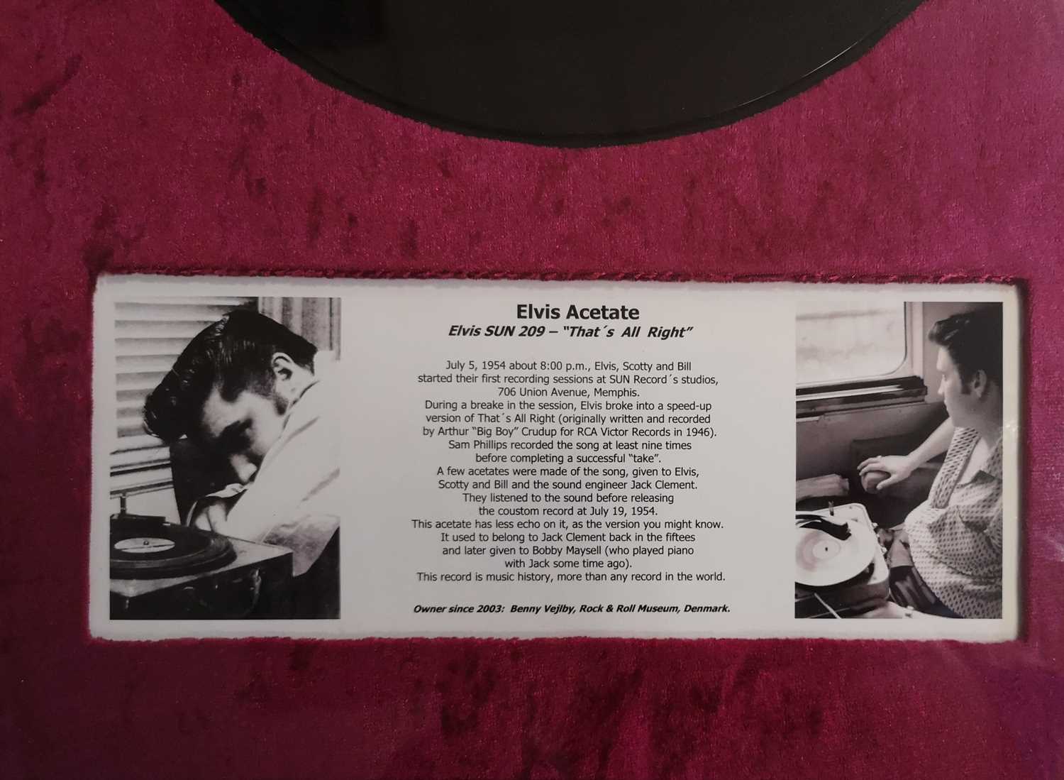 Lot 1196 - ELVIS PRESLEY - THAT'S ALL RIGHT - US