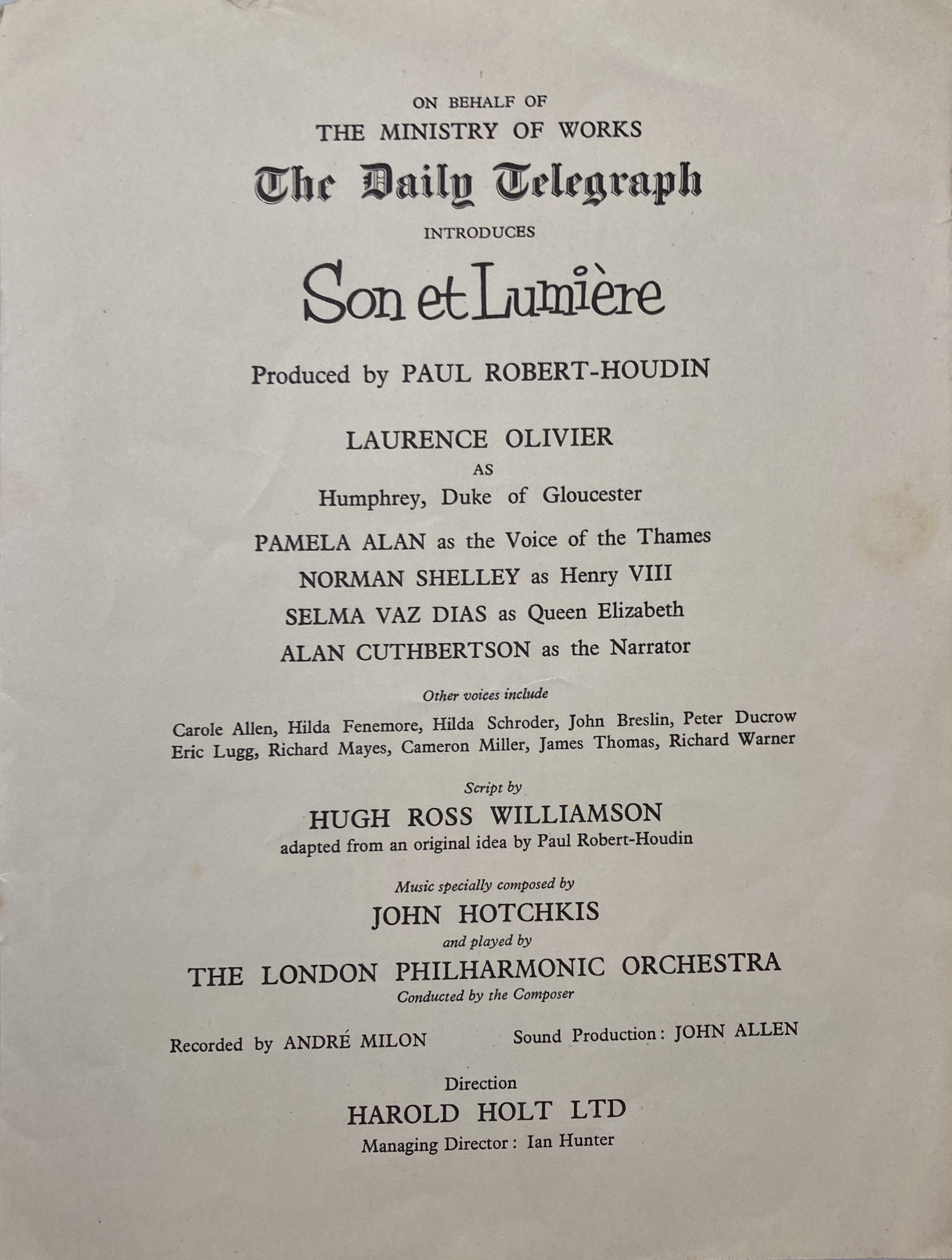 Lot 255 - CLASSICAL MUSIC CONCERTS - PROGRAMME ARCHIVE