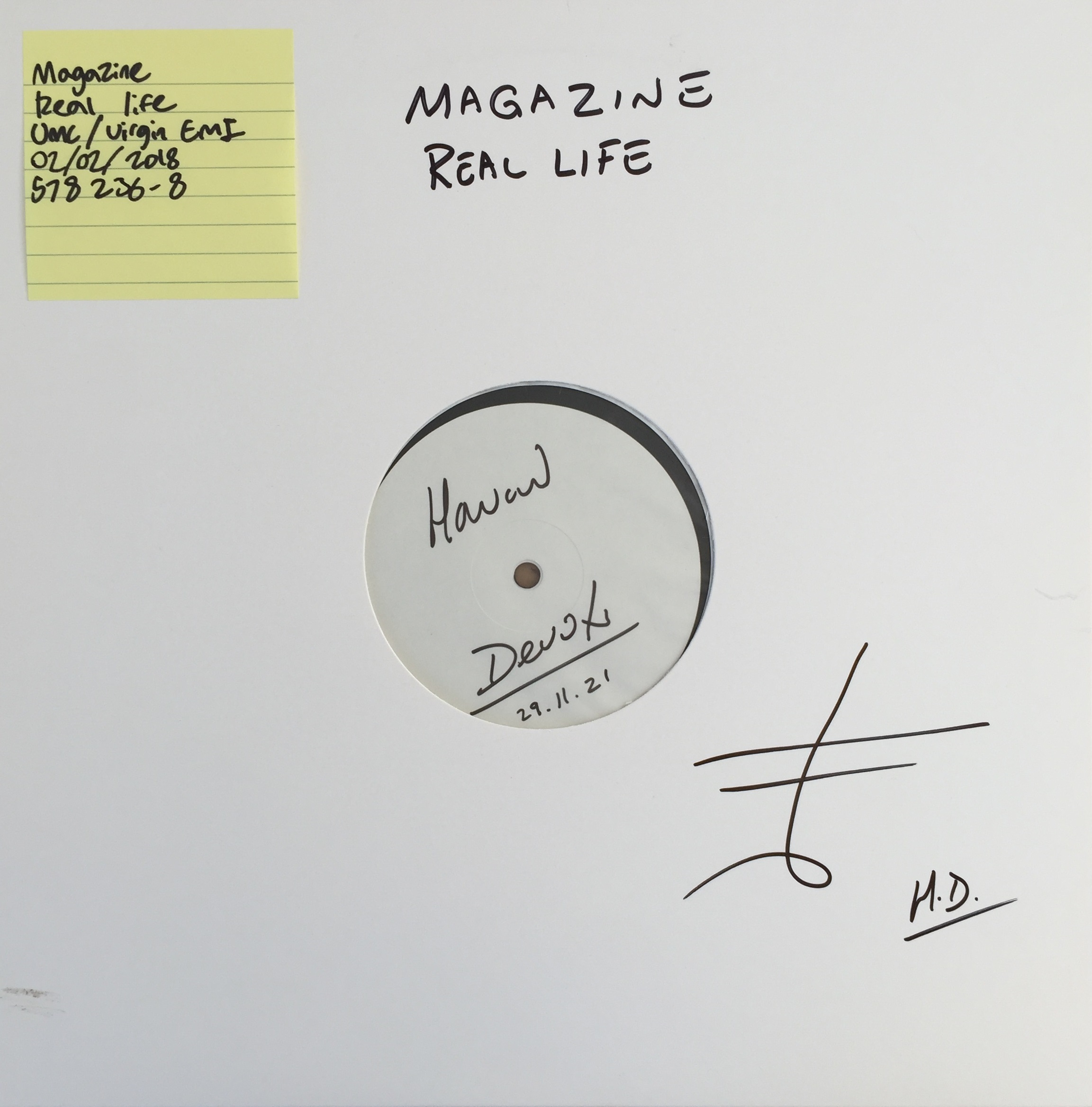 Lot 28 - MAGAZINE - REAL LIFE LP - HOWARD DEVOTO