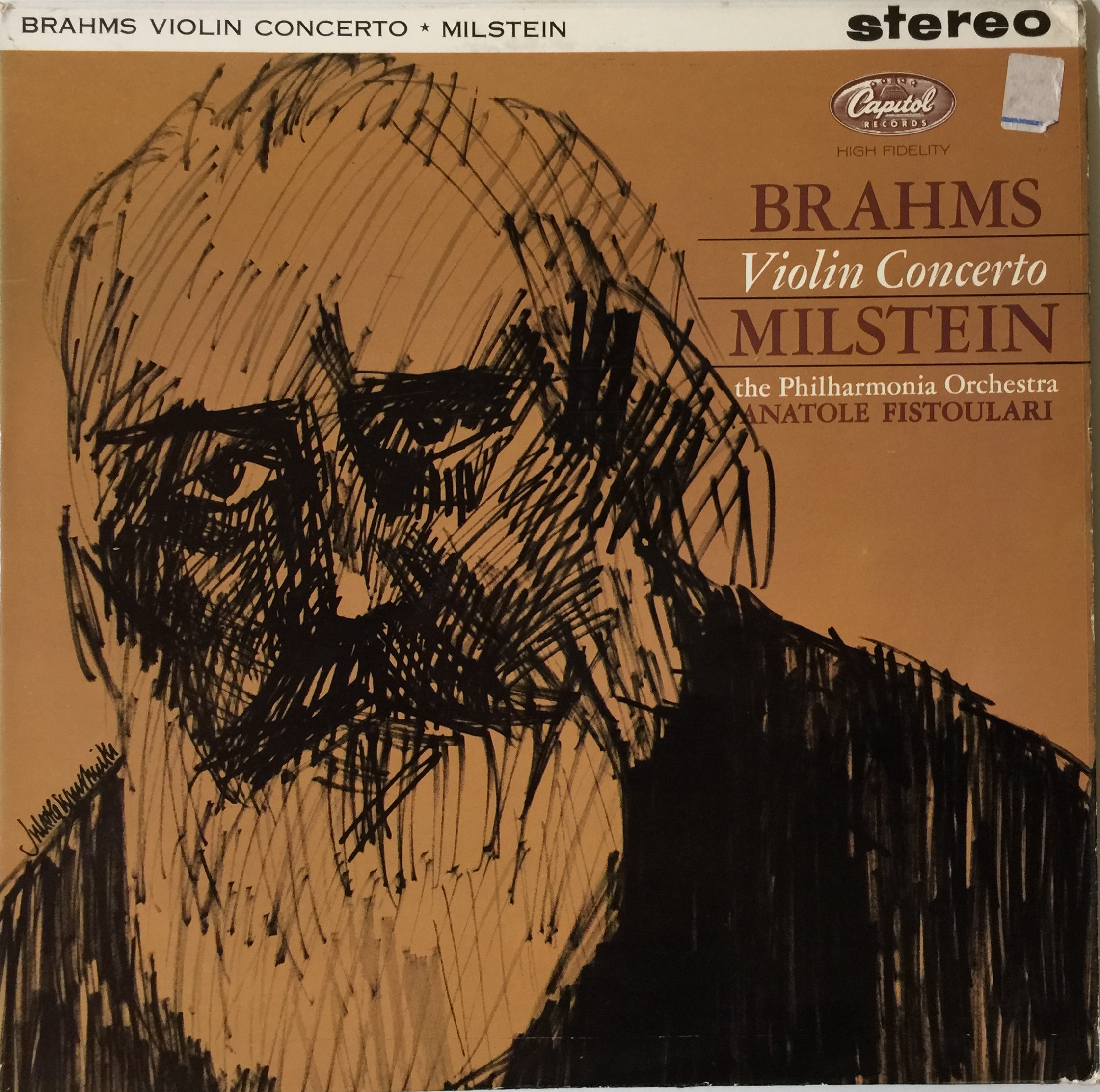 Lot 31 - NATHAN MILSTEIN - BRAHMS: VIOLIN CONCERTO LP