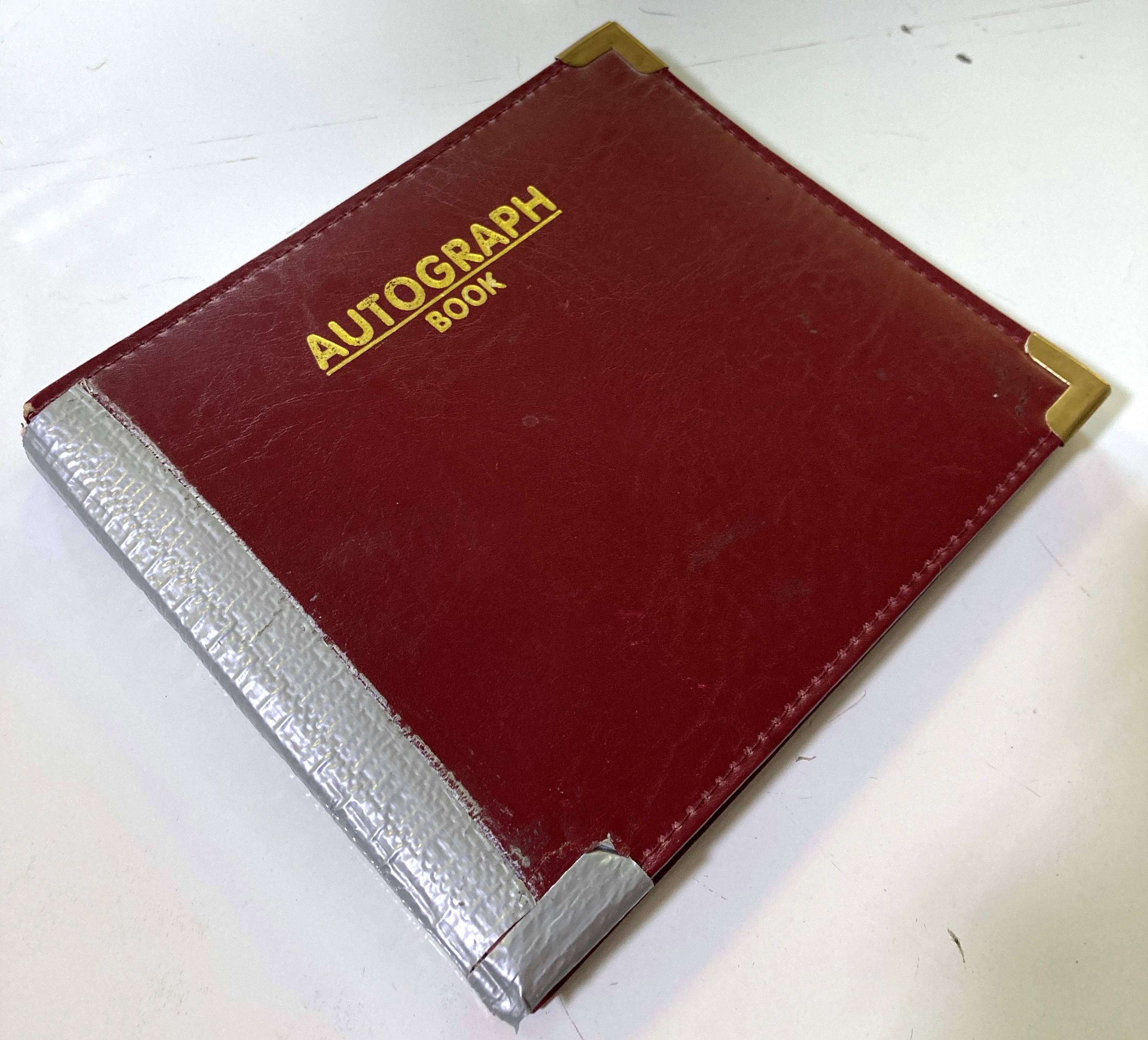 Lot 278 - AUTOGRAPH BOOK WITH MANY SIGNATURES FROM