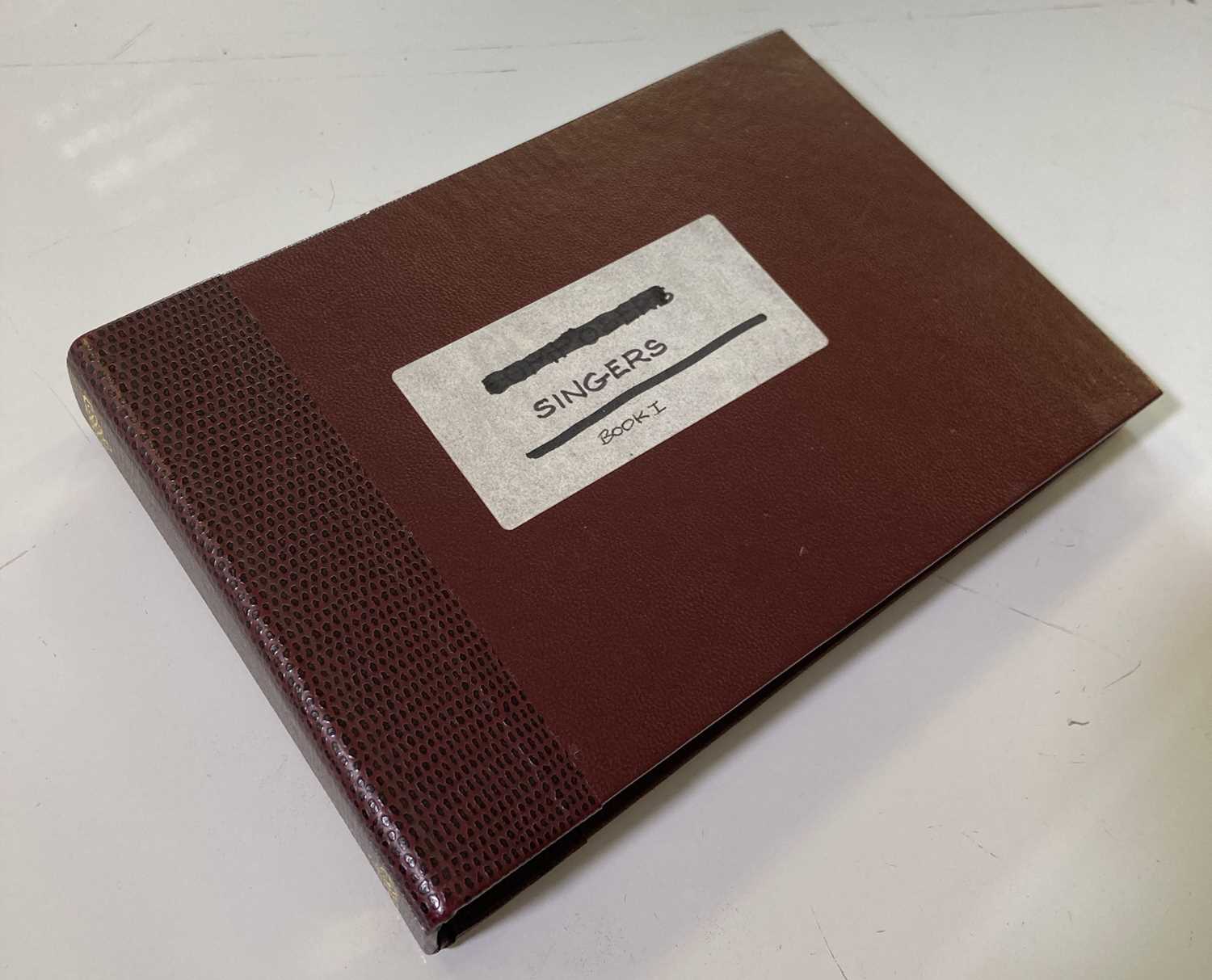 Lot 281 - AUTOGRAPH BOOK WITH LEADING SINGERS OF THE