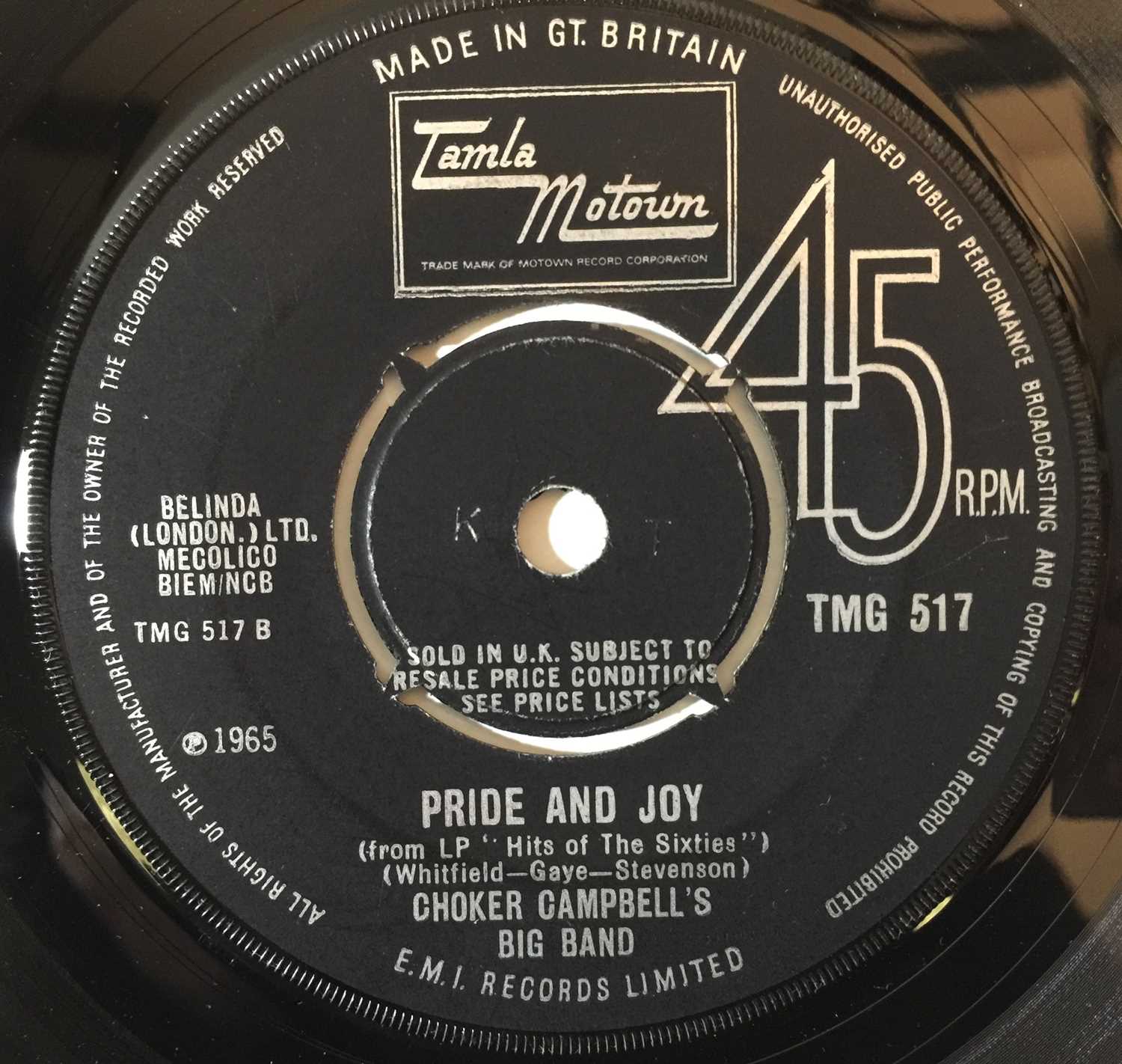 Lot 207 - TMG 517 - CHOKER CAMPBELL'S BIG BAND