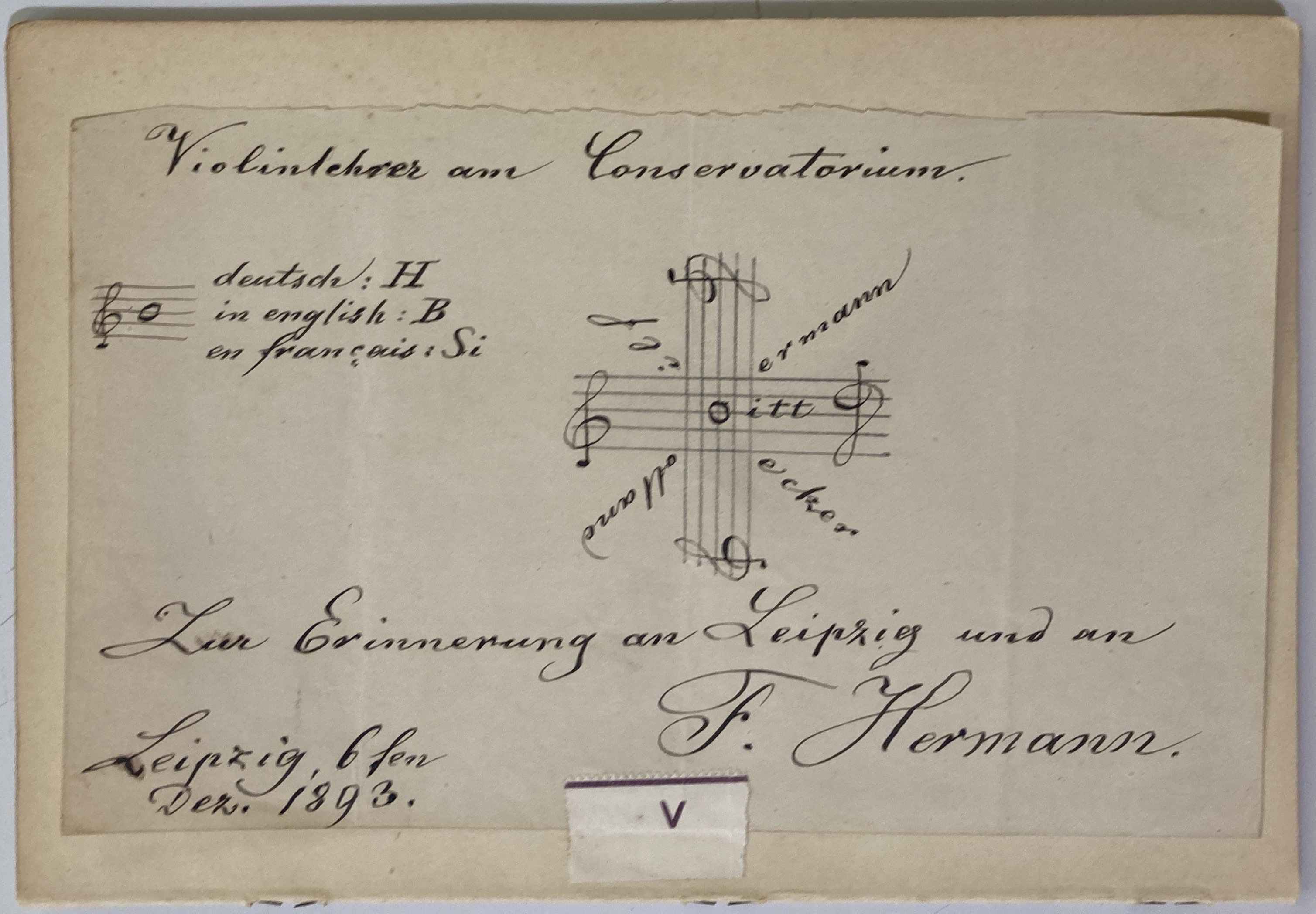 Lot 317 - CLASSICAL MUSIC - 19TH CENTURY AUTOHGRAPHS