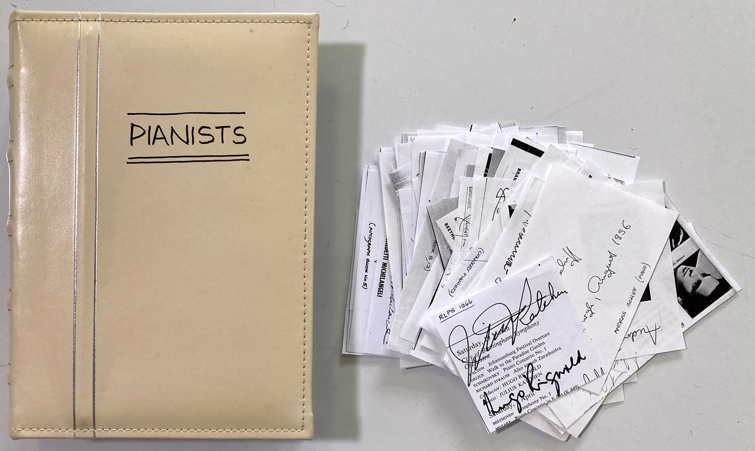 Lot 328 - CLASSICAL PIANISTS - AUTOGRAPH ARCHIVE INC