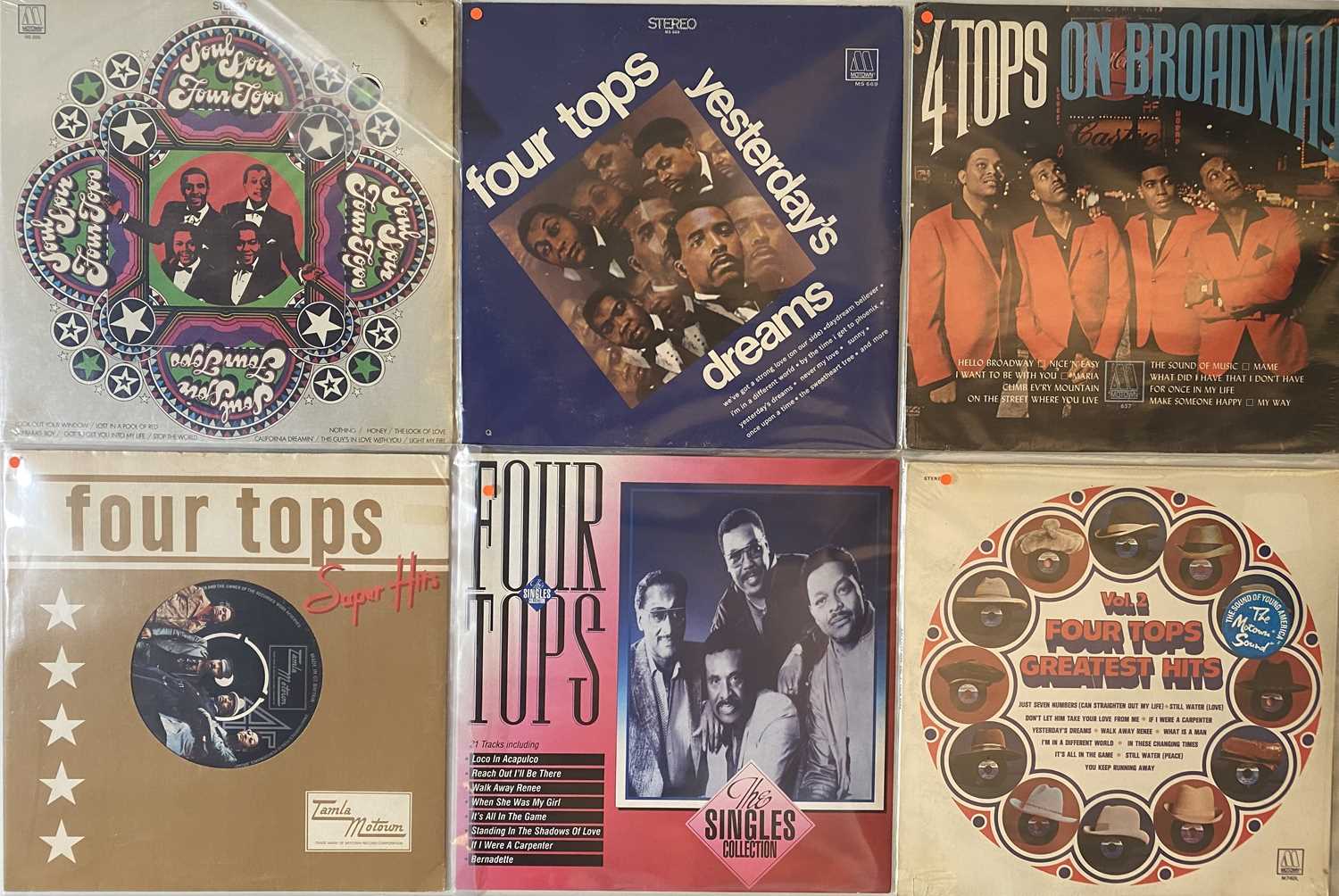 Lot 278 - FOUR TOPS - LP COLLECTION