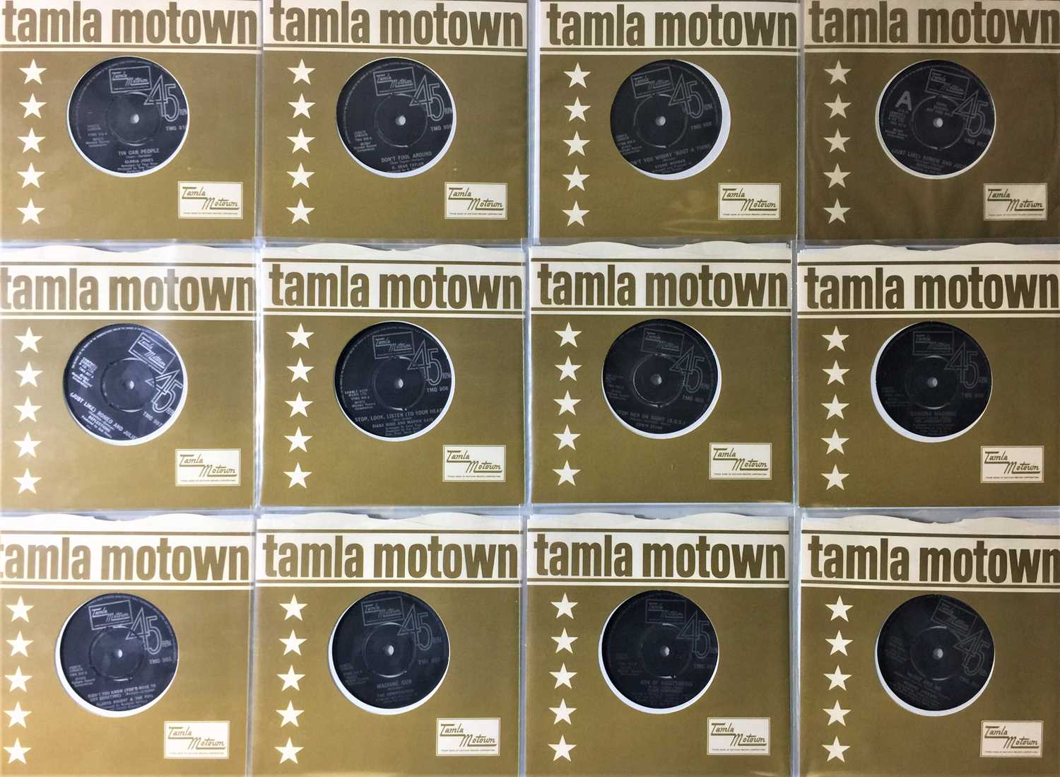 Lot 250 - TAMLA MOTOWN - 1974/1975 UK 7" COLLECTION